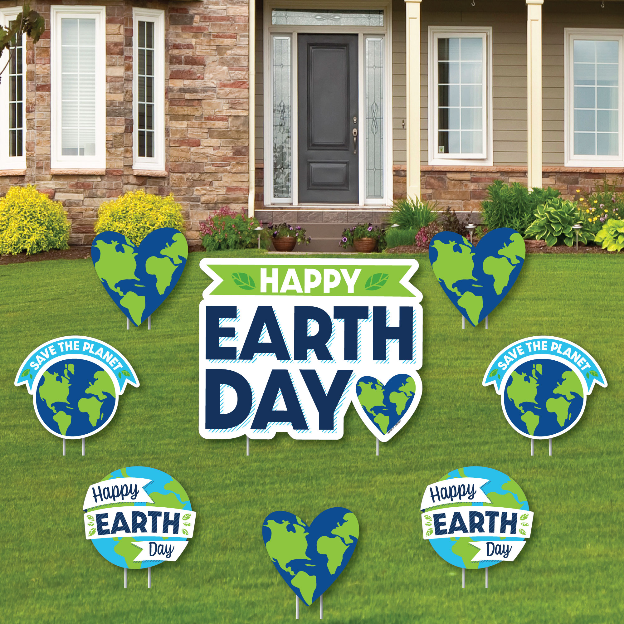 Big Dot of Happiness Happy Earth Day - Yard Sign and Outdoor Lawn ...