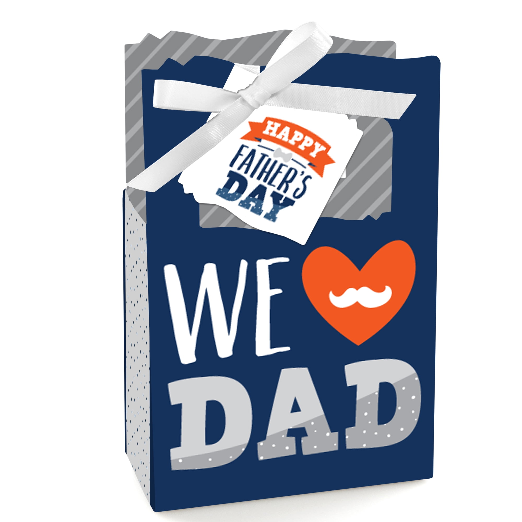 Big Dot of Happiness Happy Father's Day - We Love Dad Party Favor Boxes ...