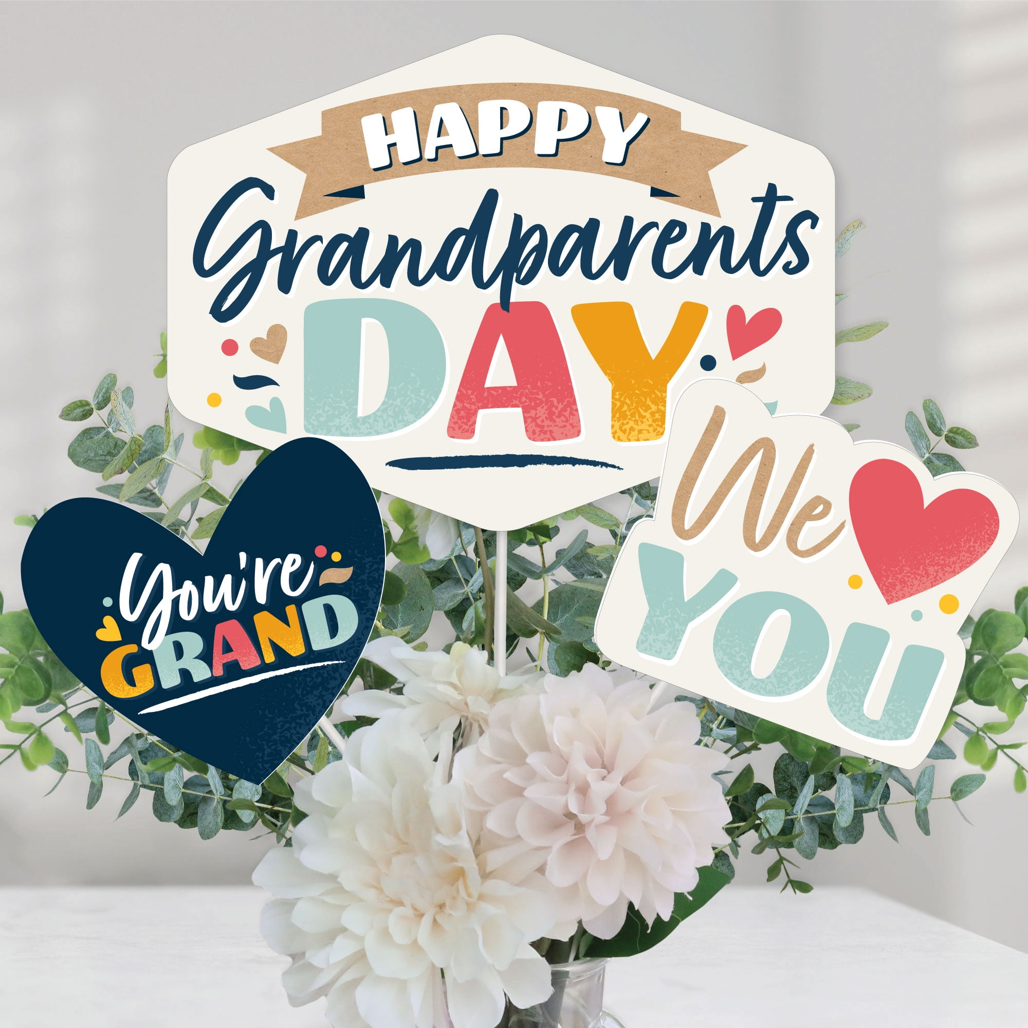 Big Dot of Happiness Happy Grandparents Day - Grandma & Grandpa Party ...