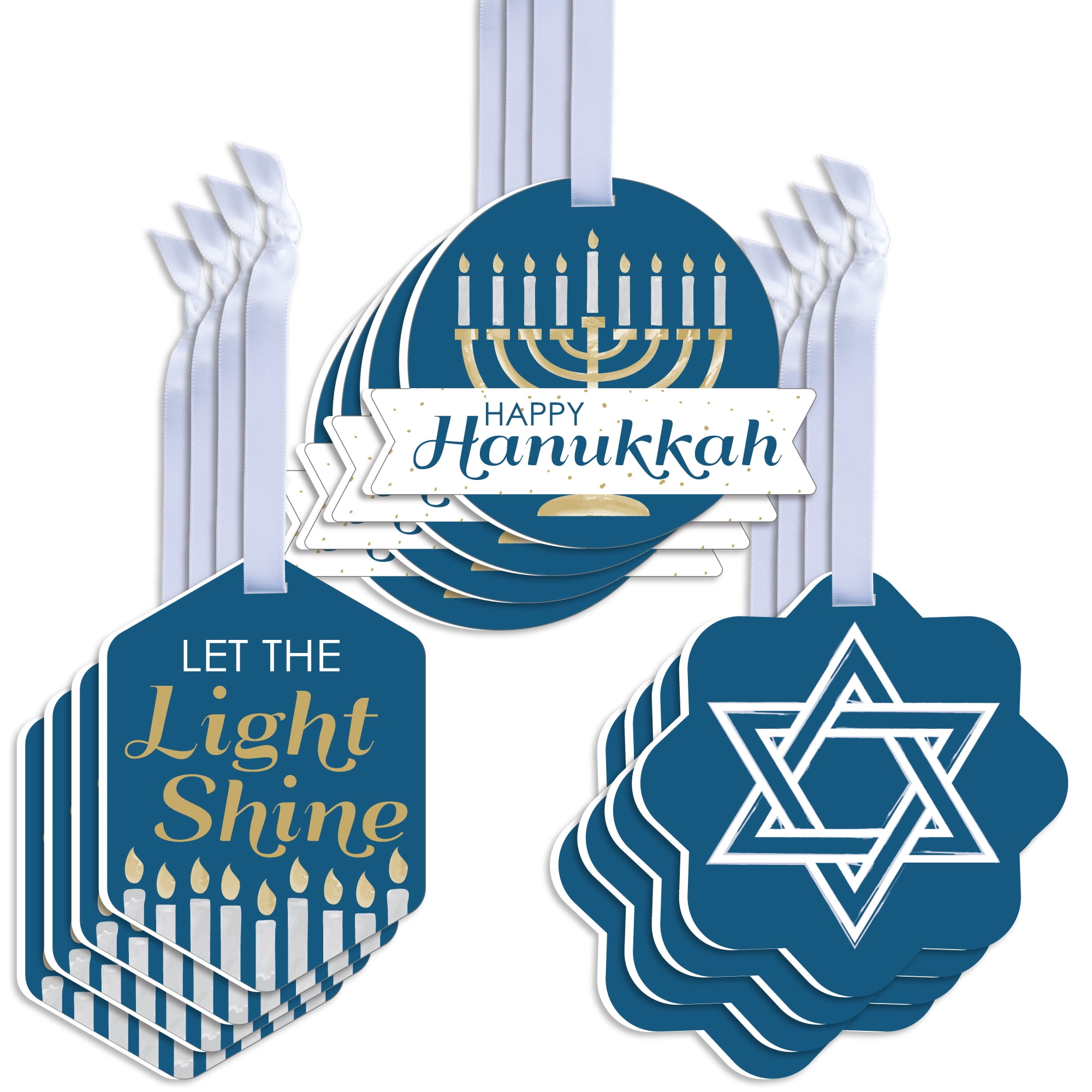 Big Dot of Happiness Happy Hanukkah - Assorted Hanging Chanukah Holiday ...