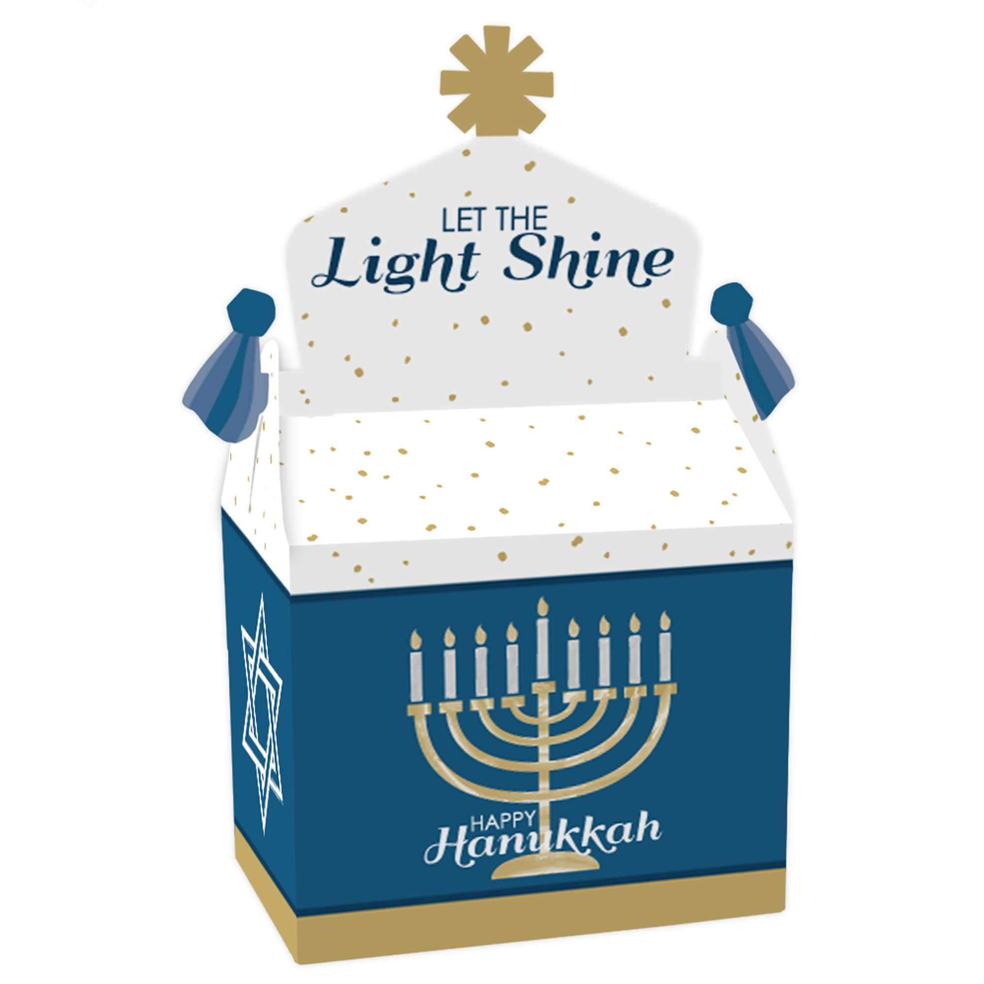 Big Dot of Happiness Happy Hanukkah - Treat Box Party Favors - Chanukah ...