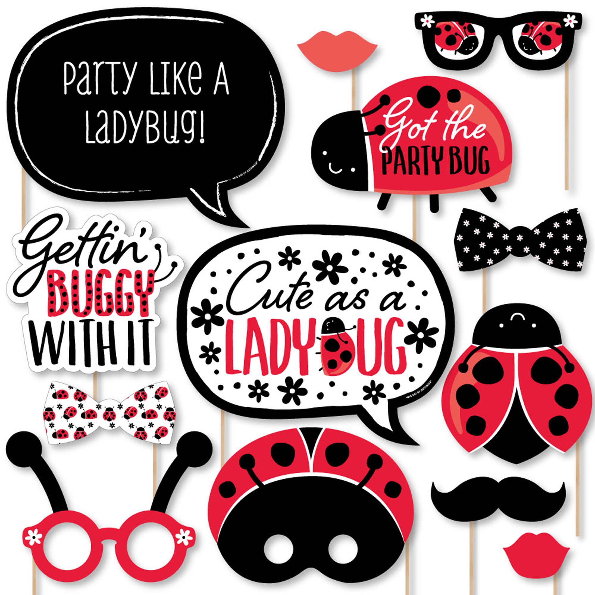 Big Dot of Happiness Happy Little Ladybug - Baby Shower or Birthday ...