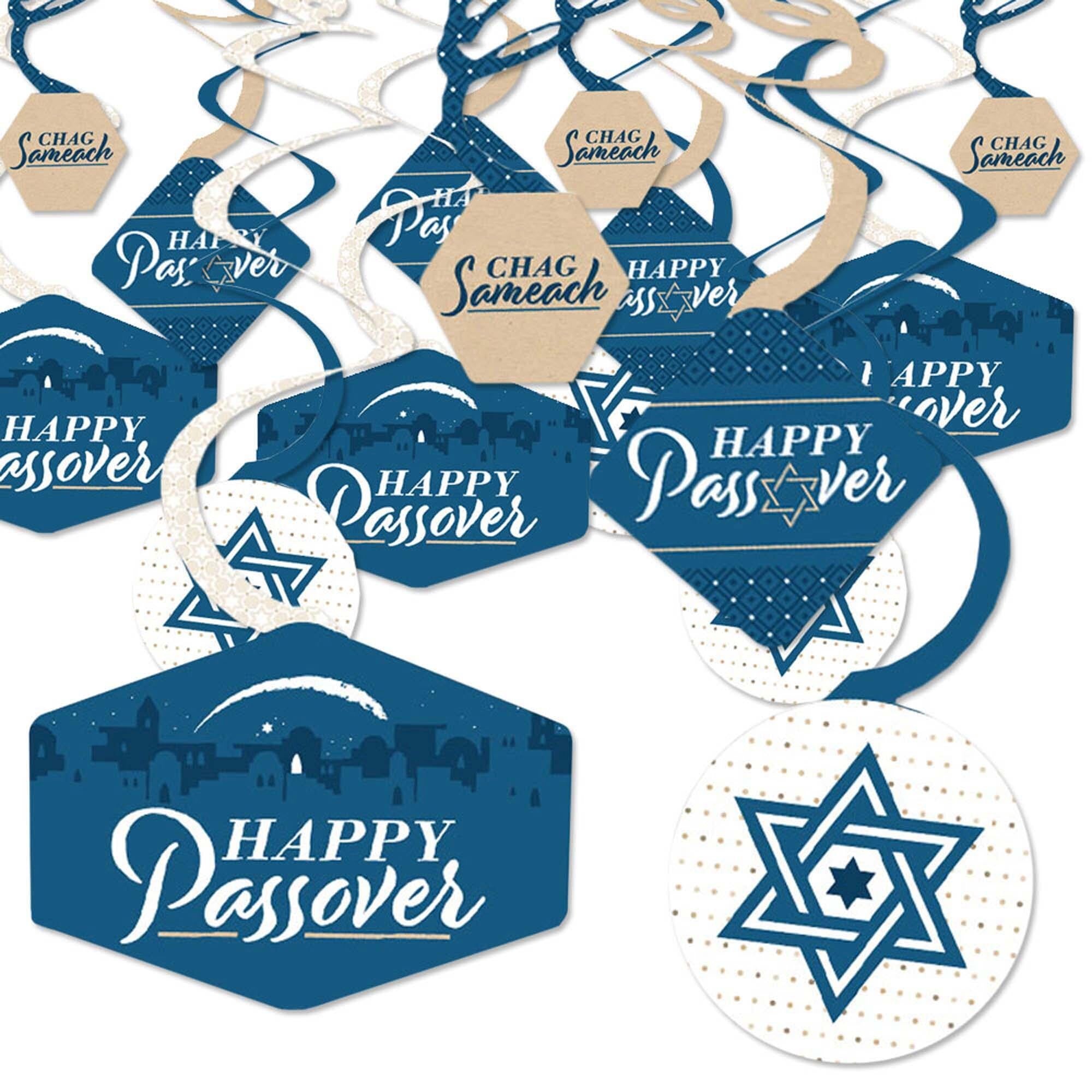 Big Dot of Happiness Happy Passover - Pesach Party Hanging Decor ...