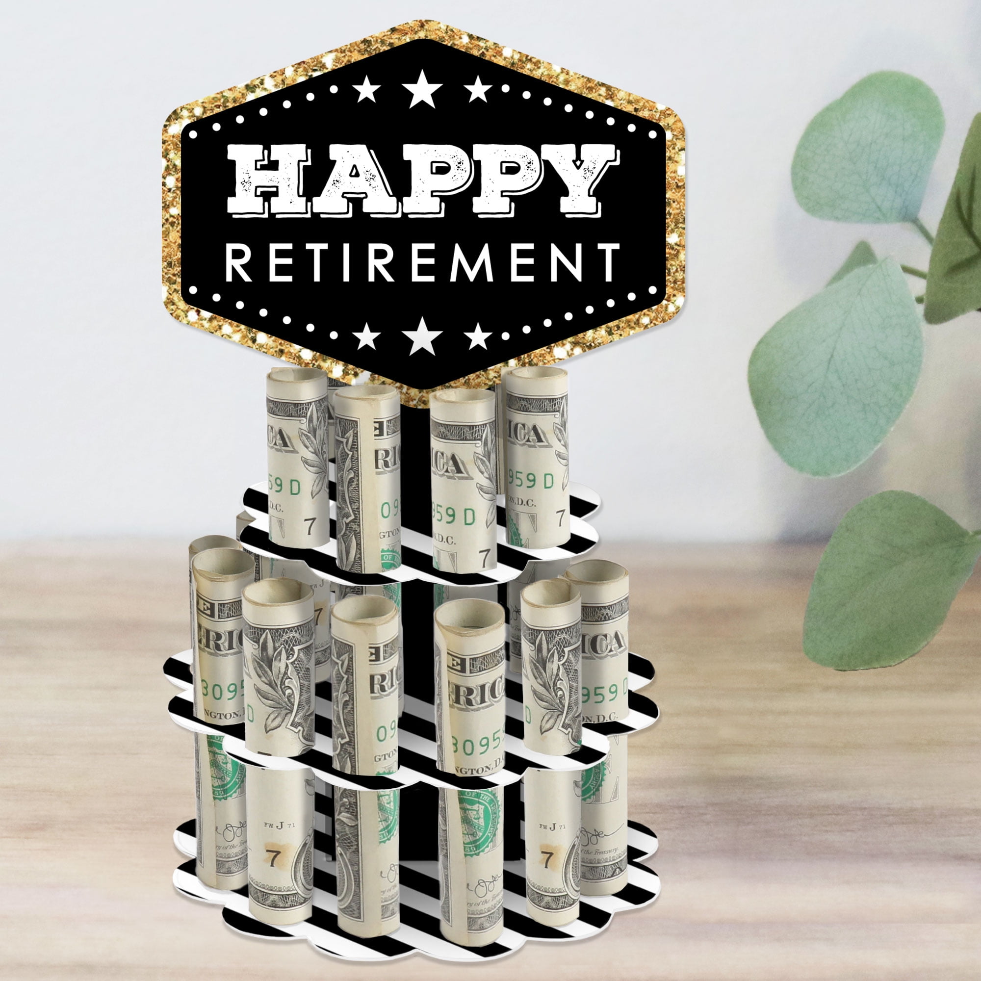 Big Dot of Happiness Happy Retirement - DIY Retirement Party Money ...