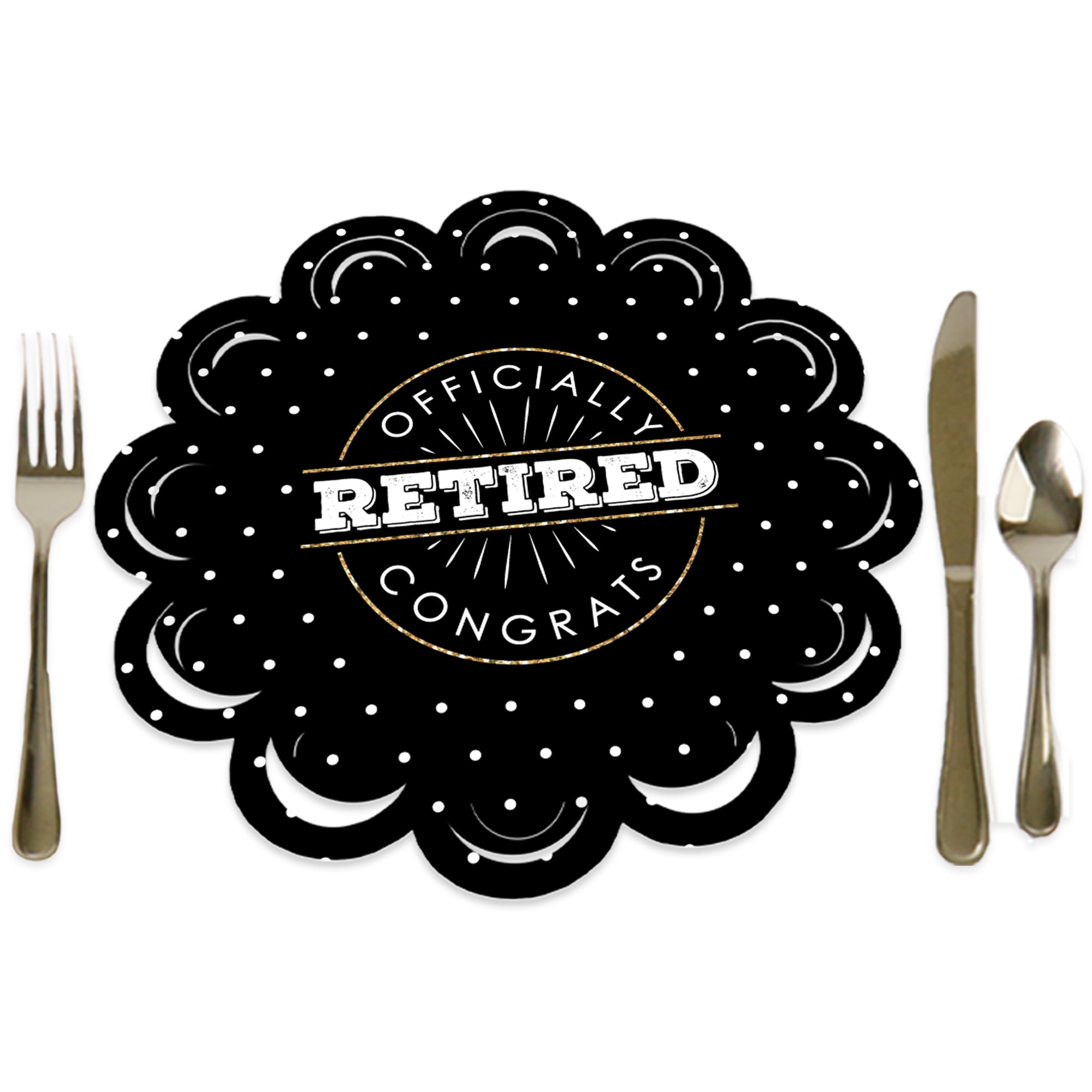 Big Dot of Happiness Happy Retirement - Retirement Party Round Table ...