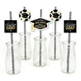 Big Dot of Happiness Hello College Graduation Paper Straw Decor - Party ...