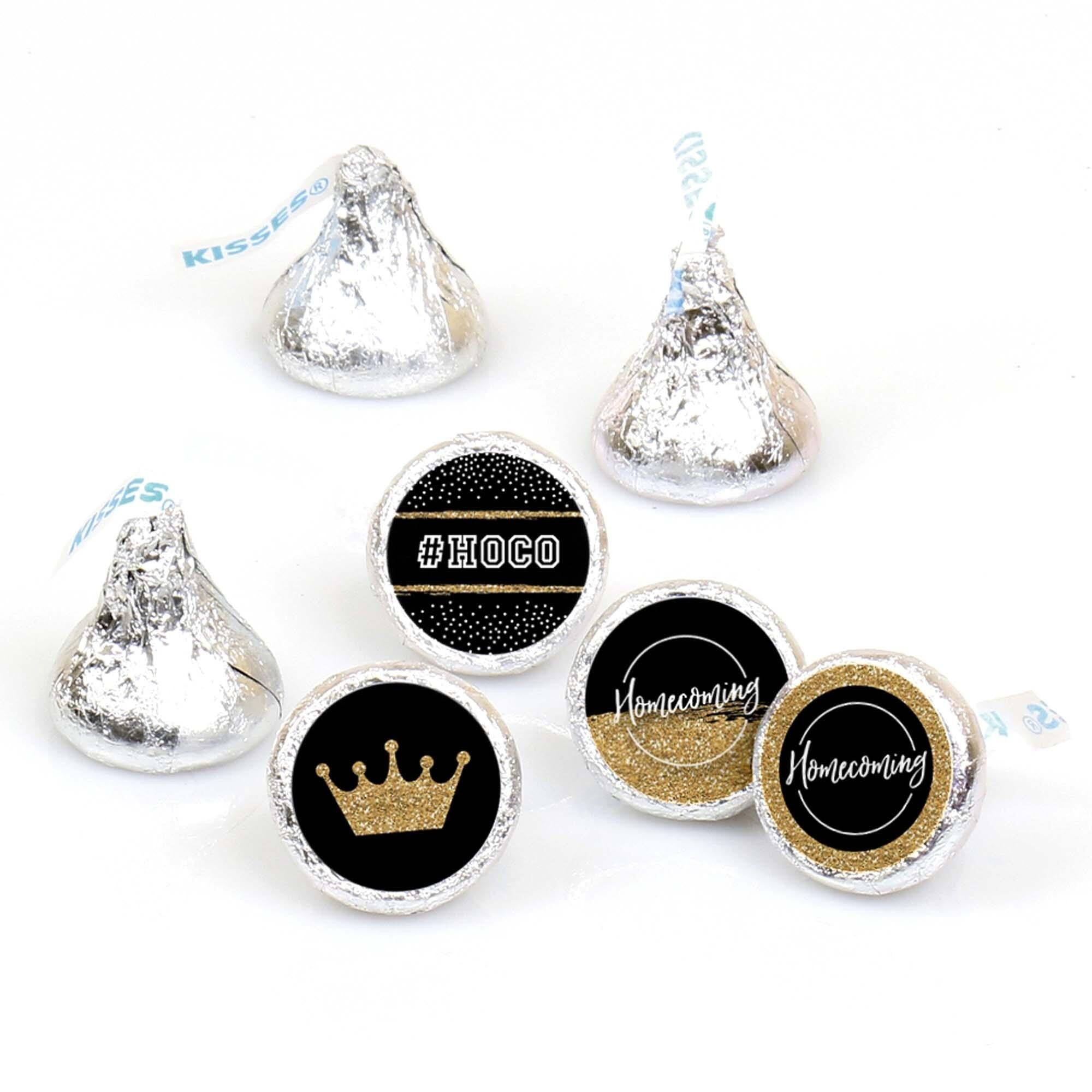 Big Dot of Happiness Hoco Dance - Homecoming Round Candy Sticker Favors ...
