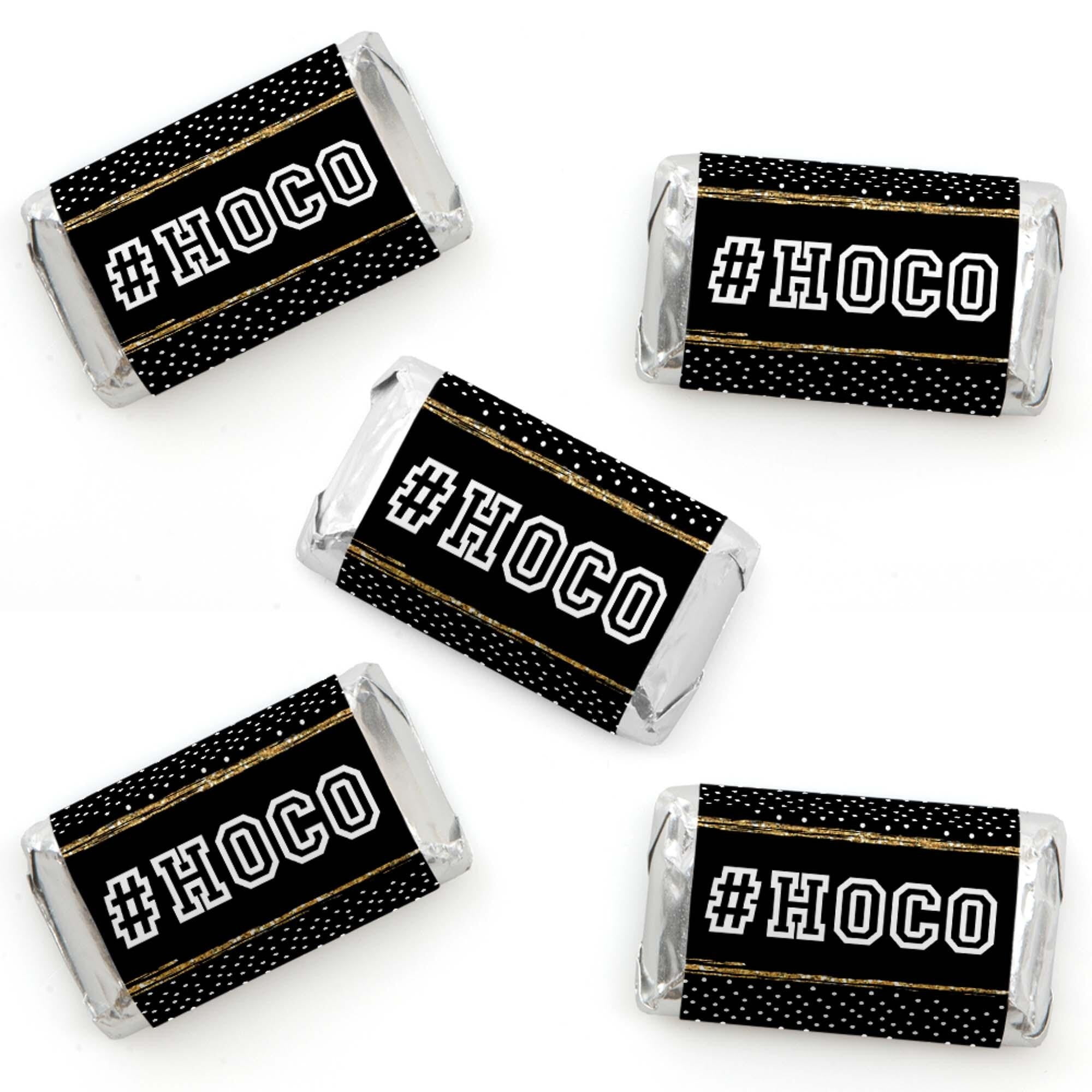 Big Dot of Happiness Hoco Dance - Mini Candy Bar Wrapper Stickers ...