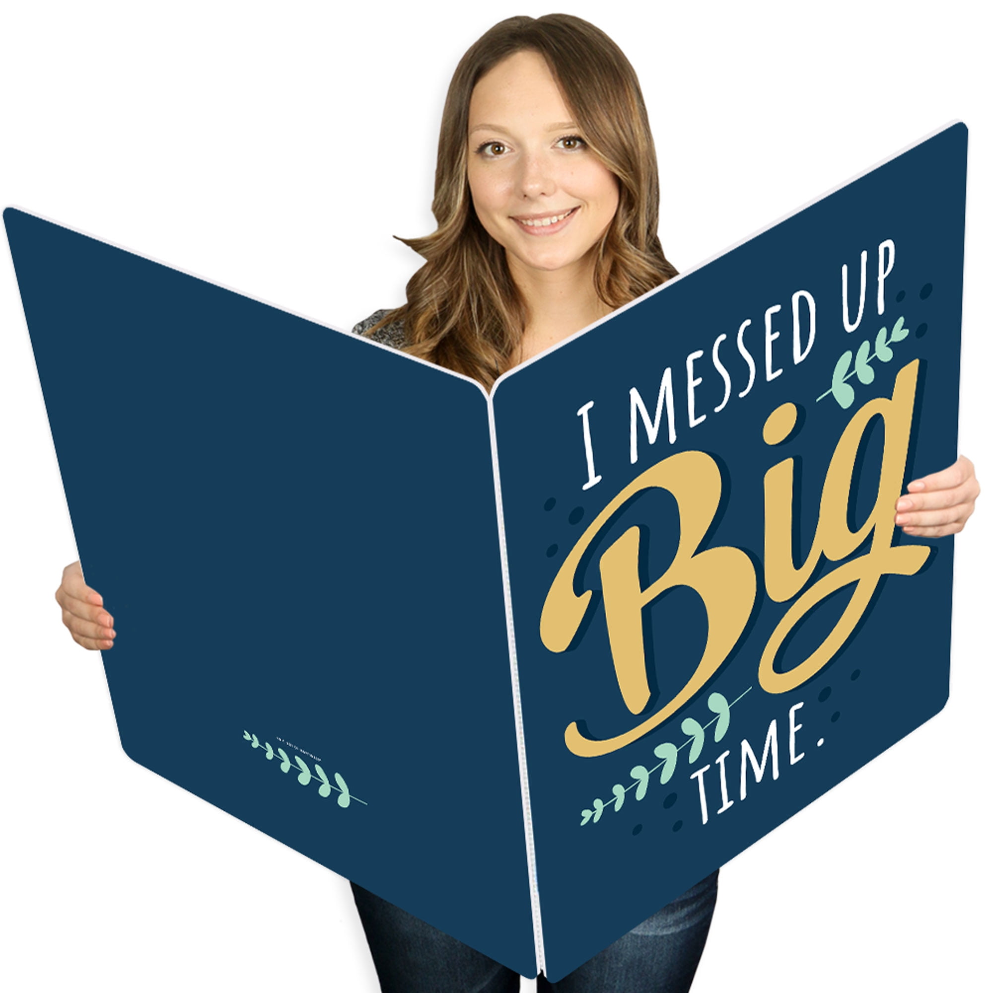 Big Dot of Happiness I Messed Up Big Time - I'm Sorry Apology Giant ...