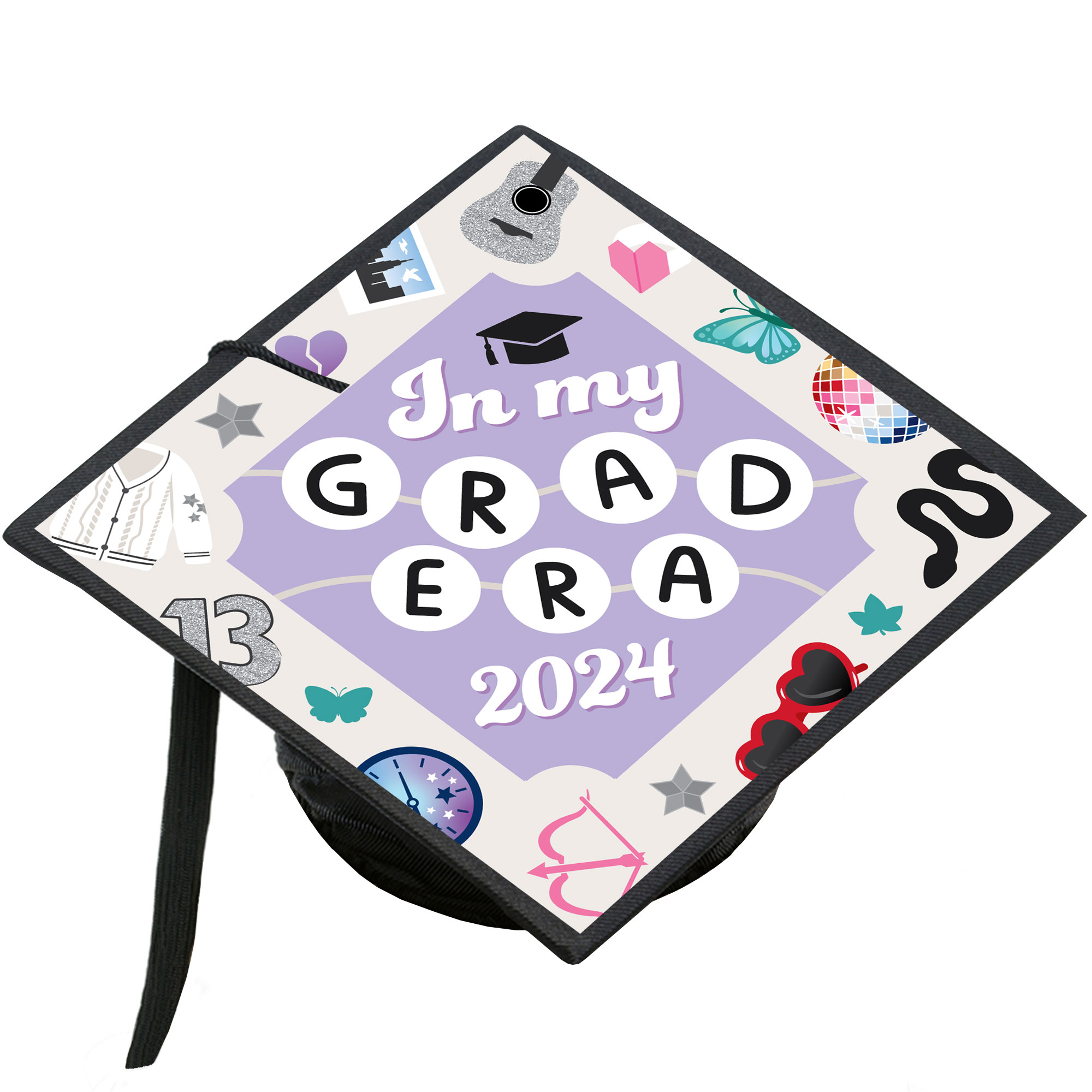 Big Dot of Happiness In My Grad Era - Graduation Cap Decorations Kit ...