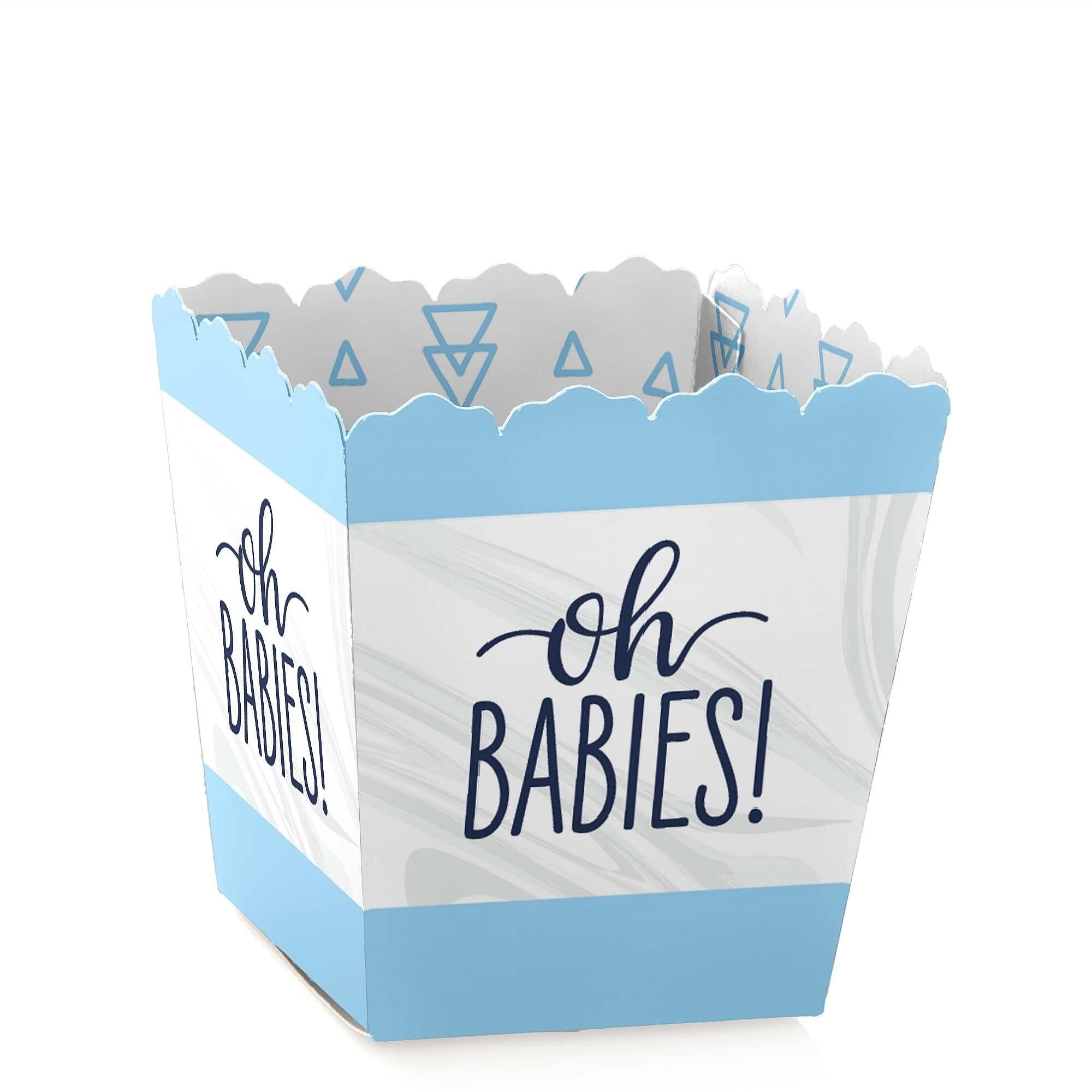 Big Dot of Happiness It's Twin Boys - Party Mini Favor Boxes - Blue ...