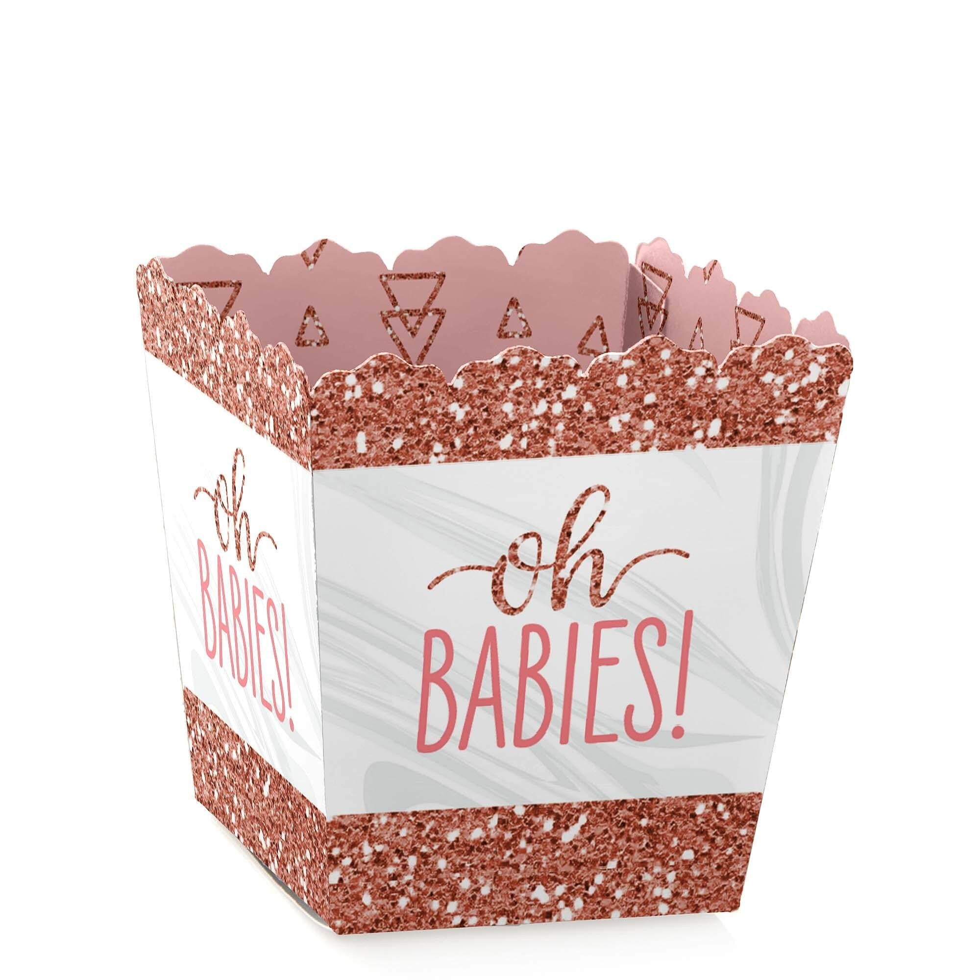 Big Dot of Happiness It's Twin Girls - Party Mini Favor Boxes - Pink ...