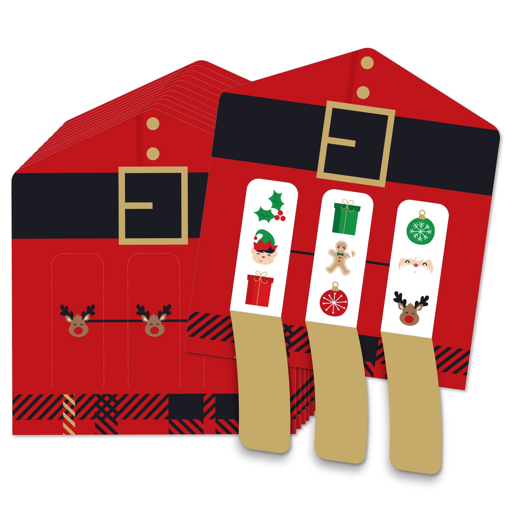 Big Dot of Happiness Jolly Santa Claus - Christmas Party Game Pickle ...