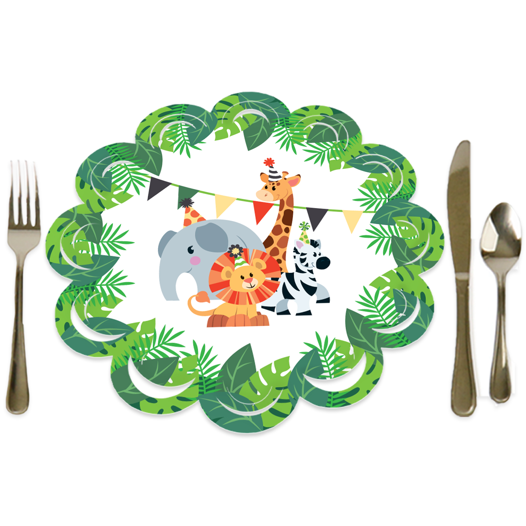 Big Dot of Happiness Jungle Party Animals Safari Zoo Animal Birthday ...