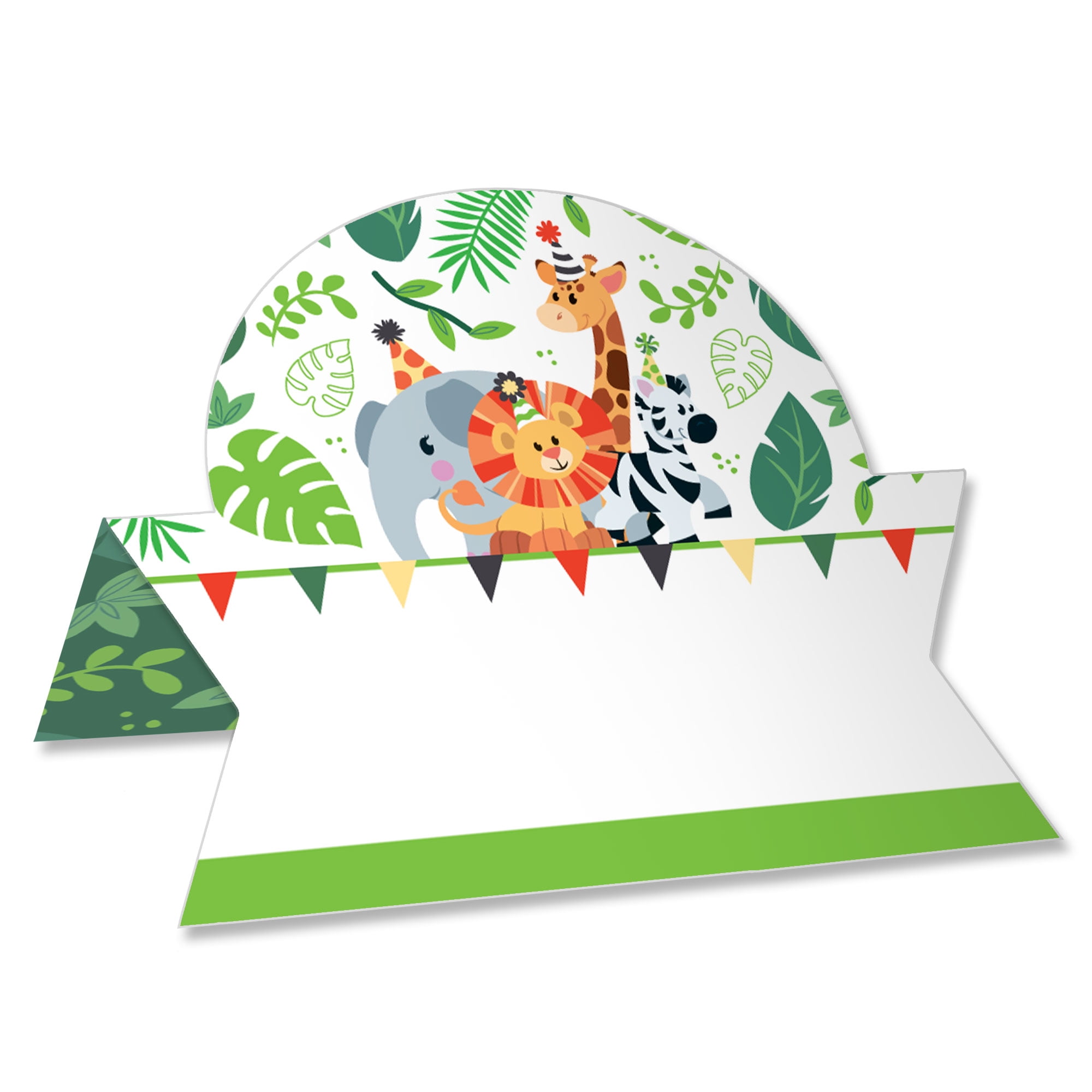 Big Dot of Happiness Jungle Party Animals - Safari Zoo Animal Birthday ...