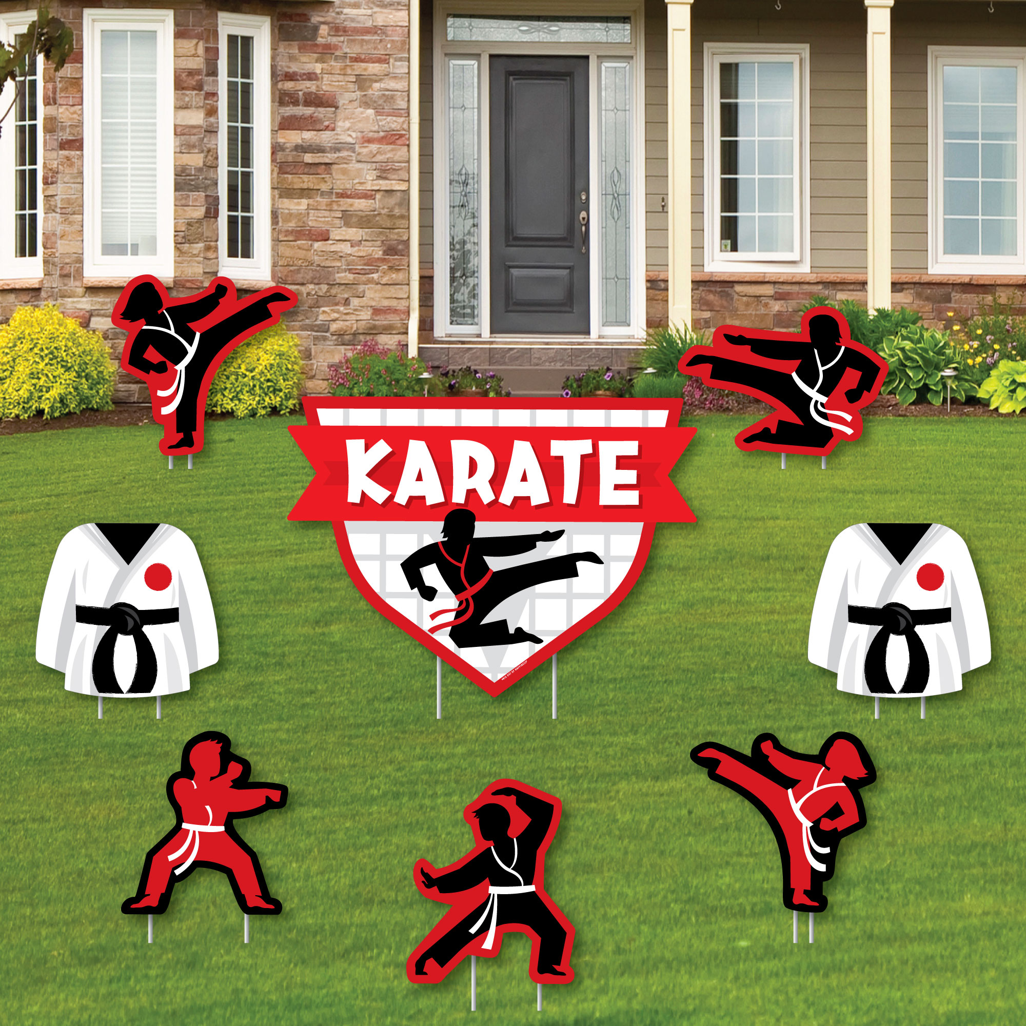 Big Dot of Happiness Karate Master - Yard Sign and Outdoor Lawn ...