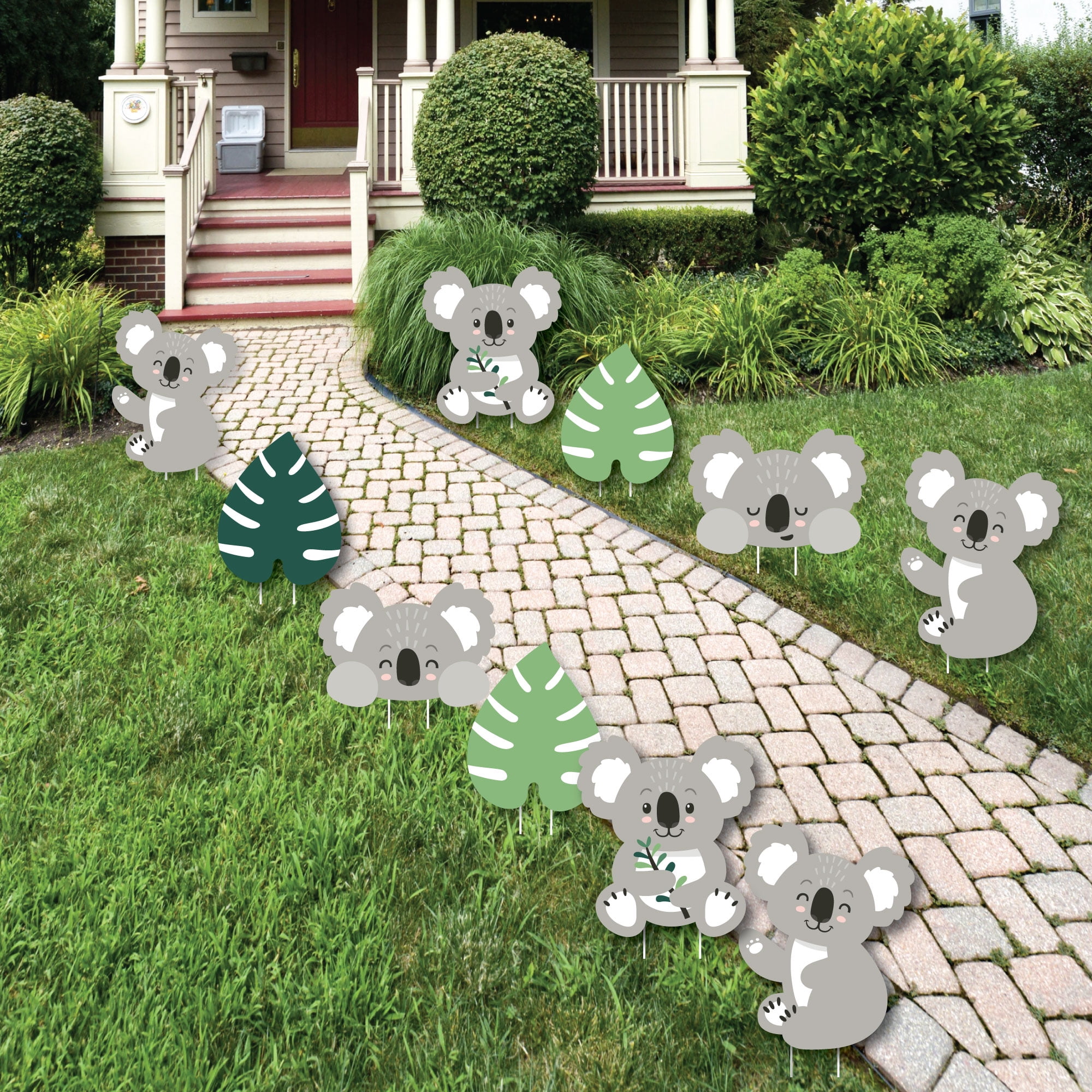 Big Dot of Happiness Koala Cutie - Leaves and Koalas Lawn Decorations ...
