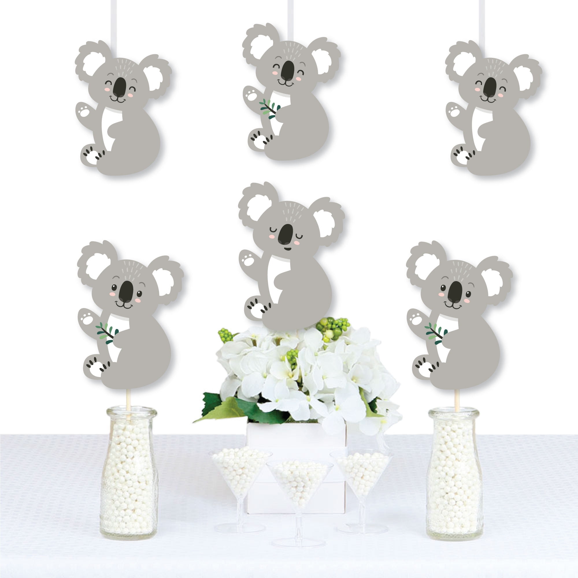 Big Dot of Happiness Koala Cutie - Waving Koala Decorations DIY Bear ...