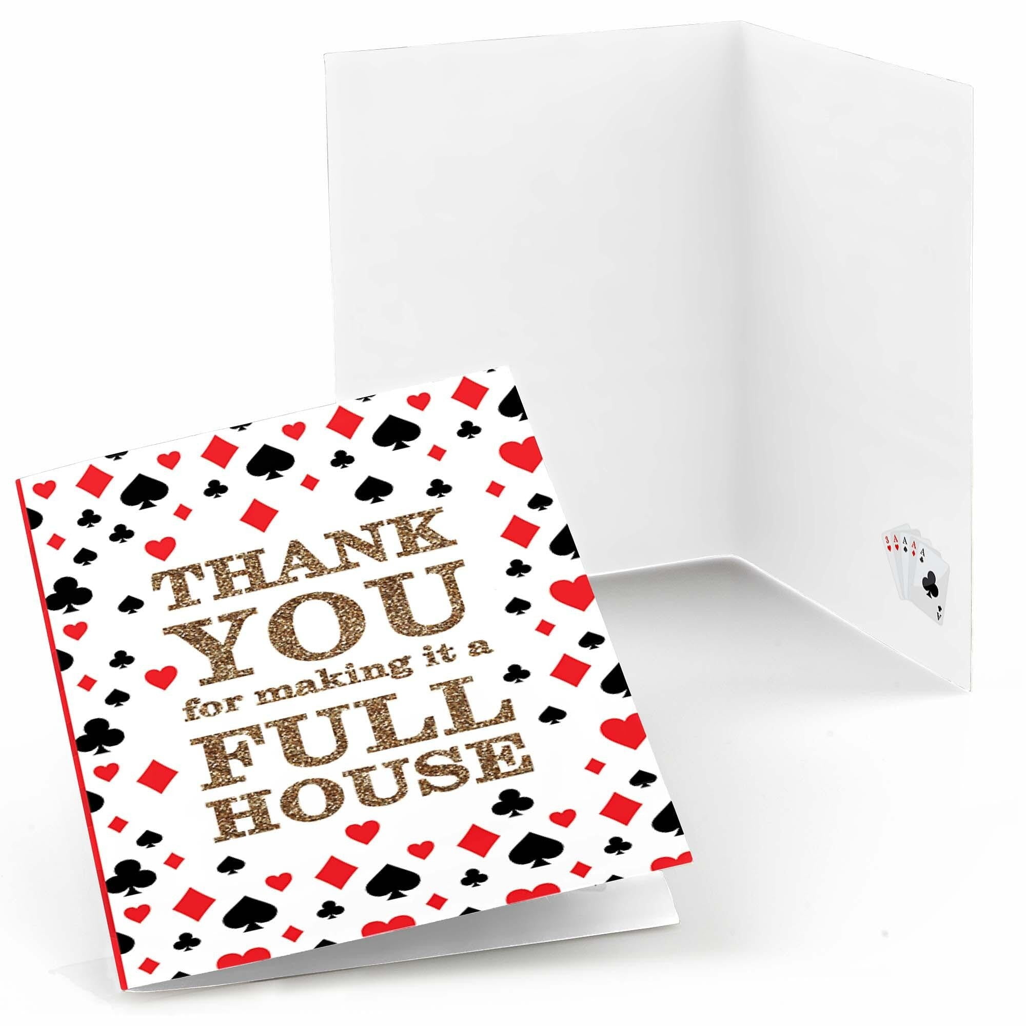 Big Dot of Happiness Las Vegas - Casino Party Thank You Cards (8 count ...