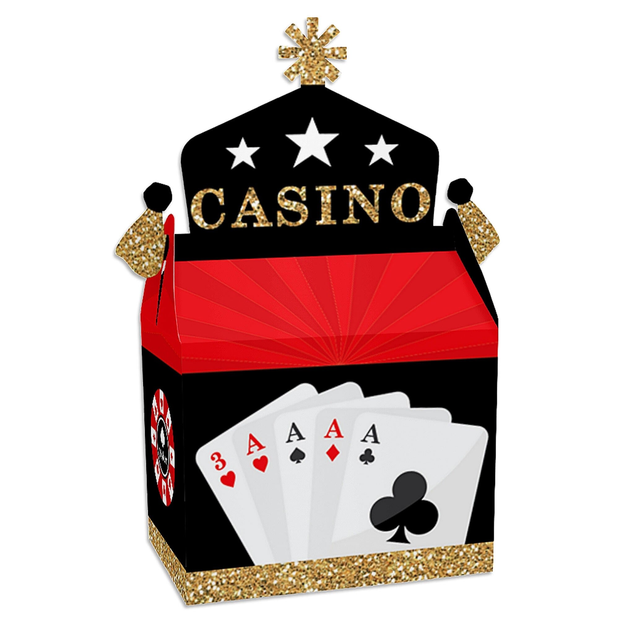 Big Dot of Happiness Las Vegas - Casino Party Goodie Gable Boxes ...