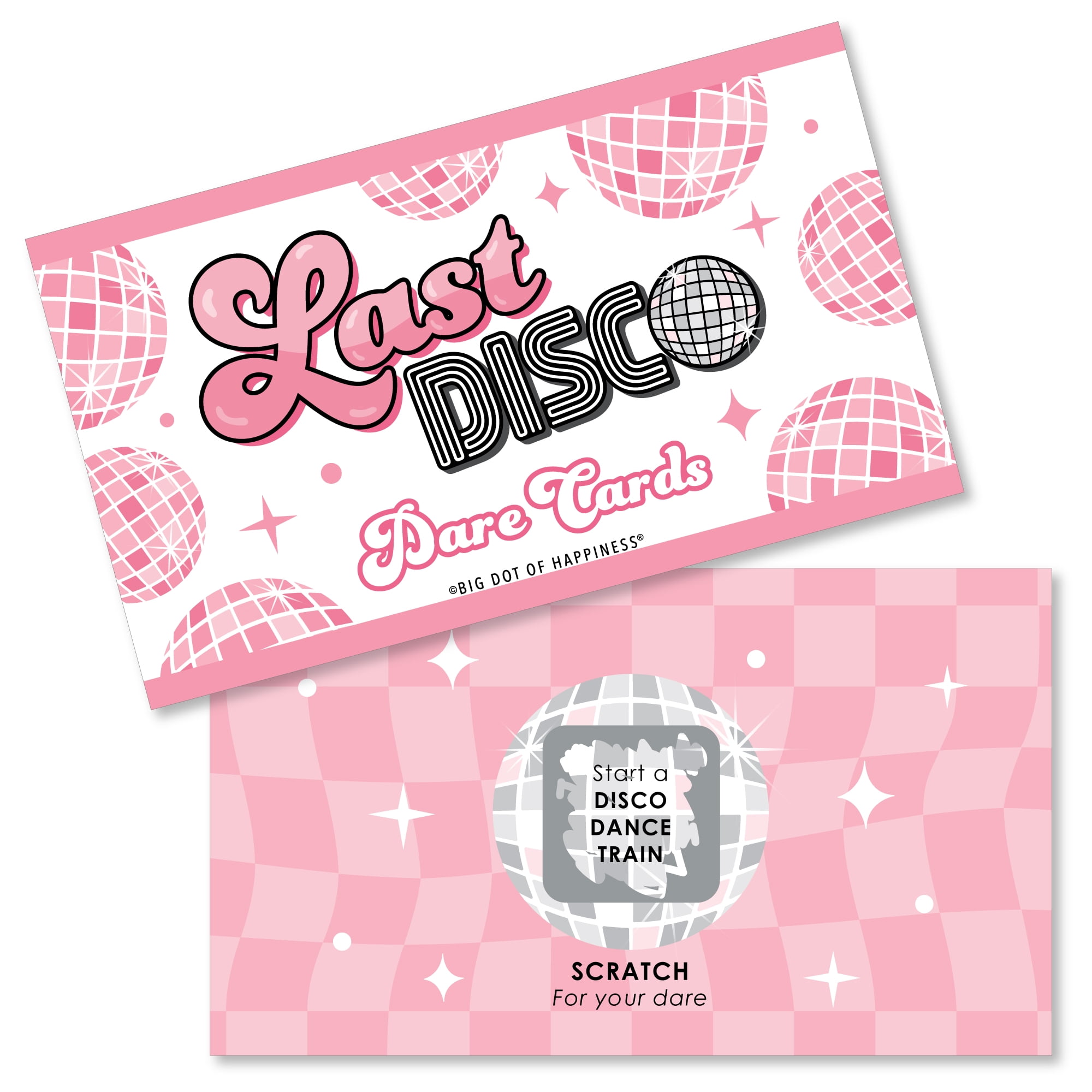 Big Dot of Happiness Last Disco - Bachelorette Party Game Scratch Off ...