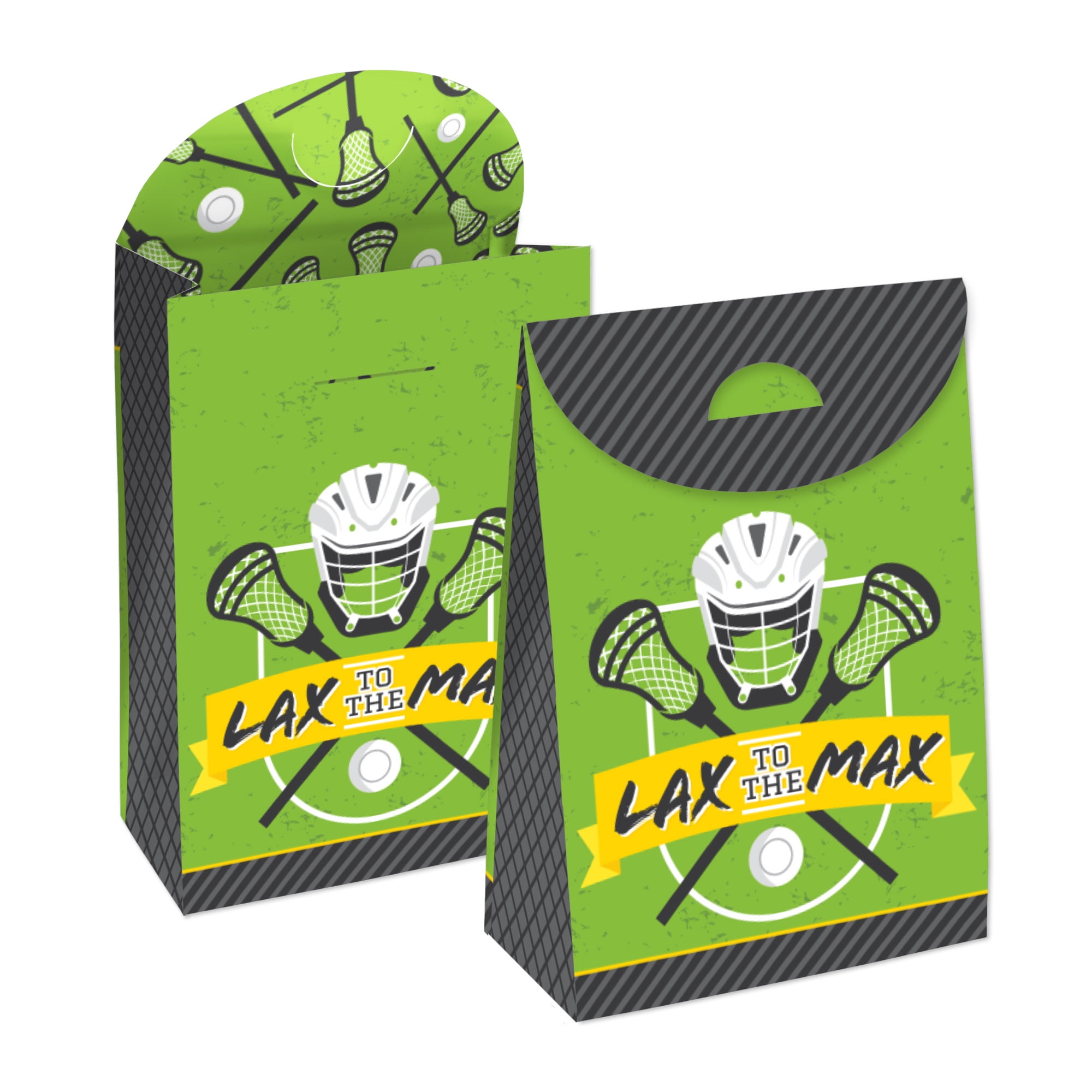 Big Dot of Happiness Lax to the Max Lacrosse Gift Favor Bags Party ...