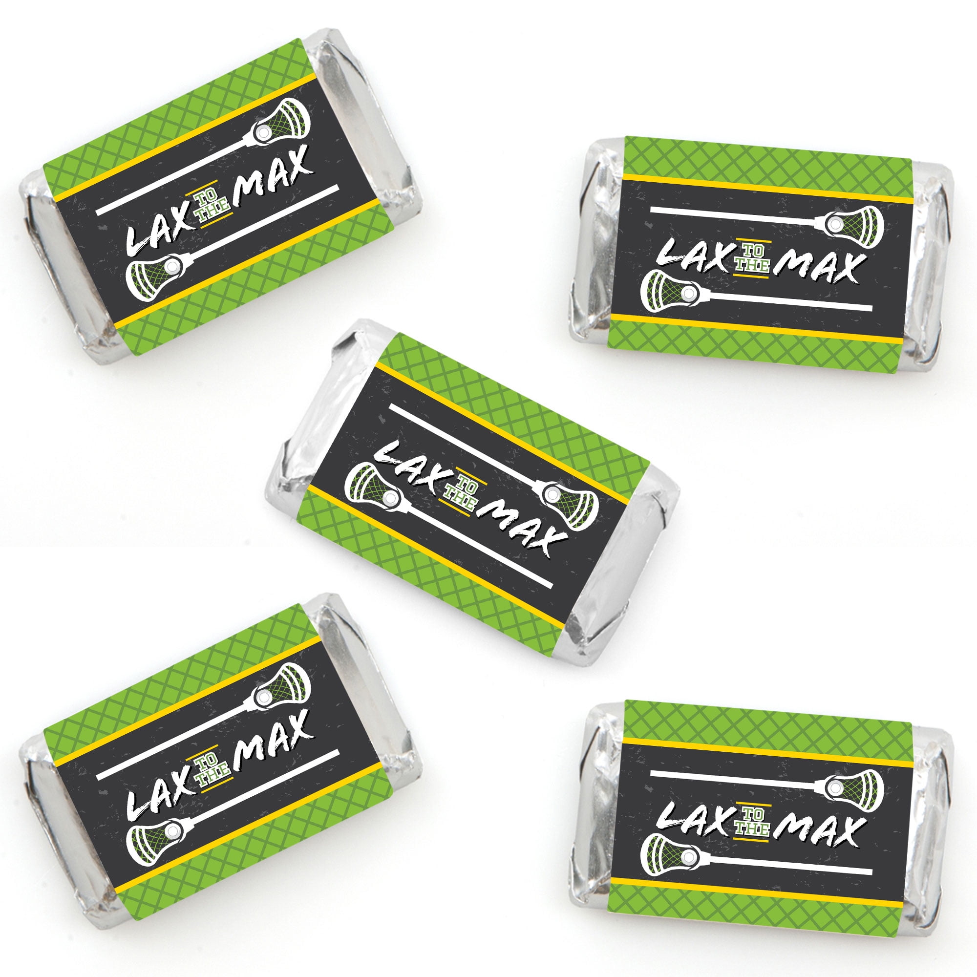 Big Dot of Happiness Lax to the Max Lacrosse Mini Candy Bar Wrapper ...
