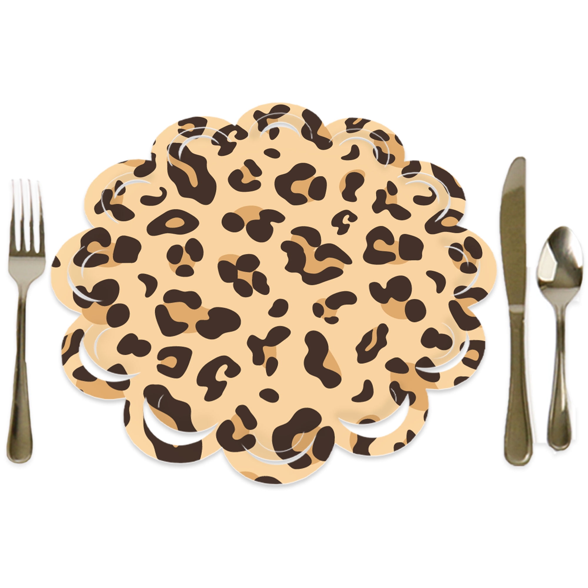 Big Dot of Happiness Leopard Print - Cheetah Party Round Table ...