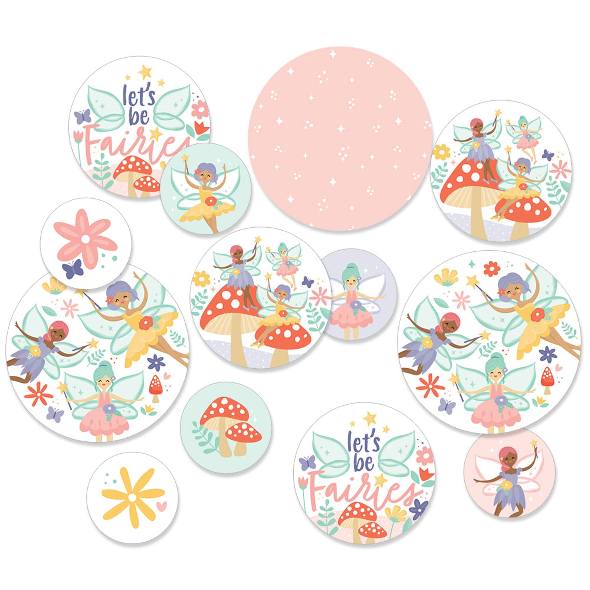 Big Dot of Happiness Let's Be Fairies - Fairy Garden Birthday Party ...
