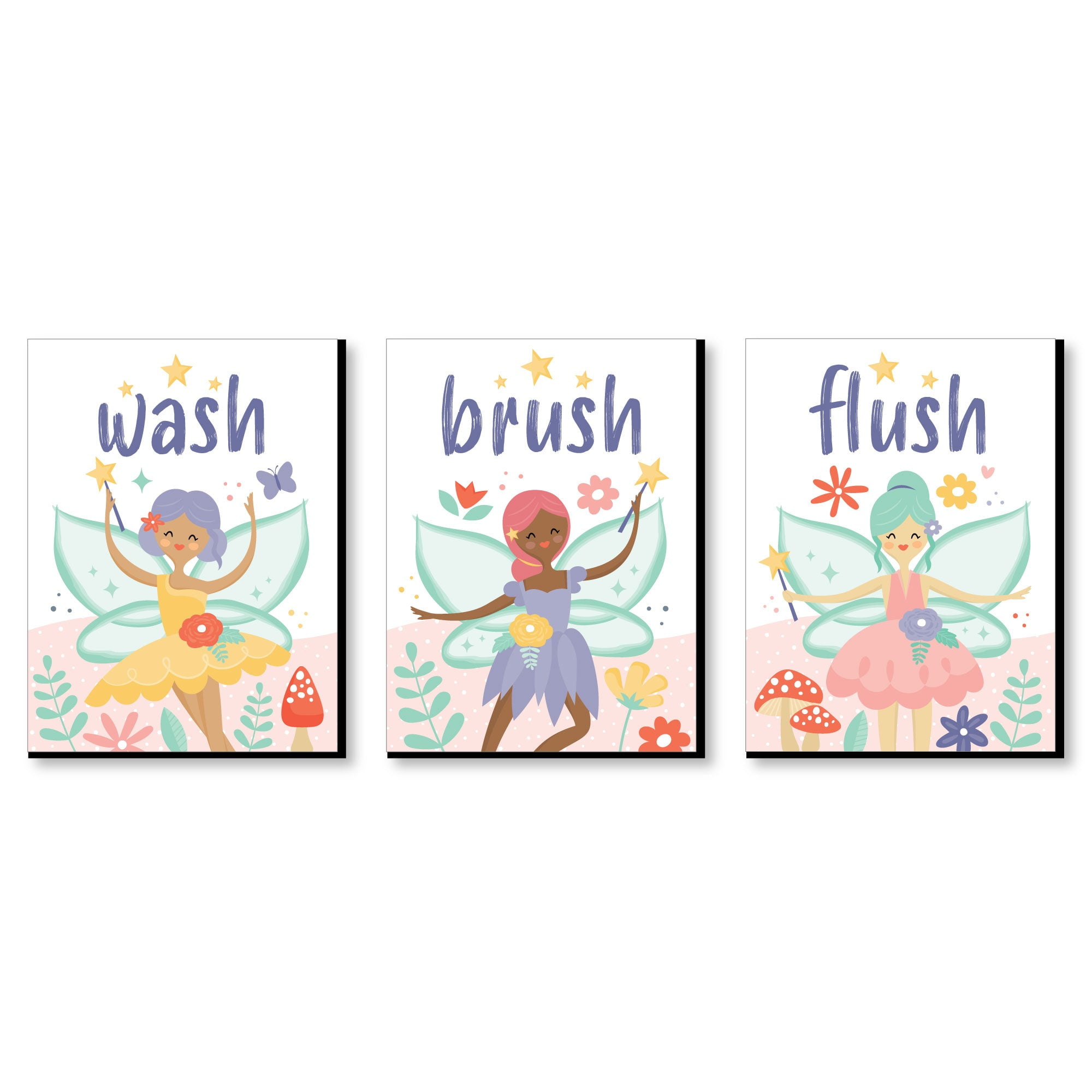 Big Dot of Happiness Let's Be Fairies - Fairy Garden Kids Bathroom ...