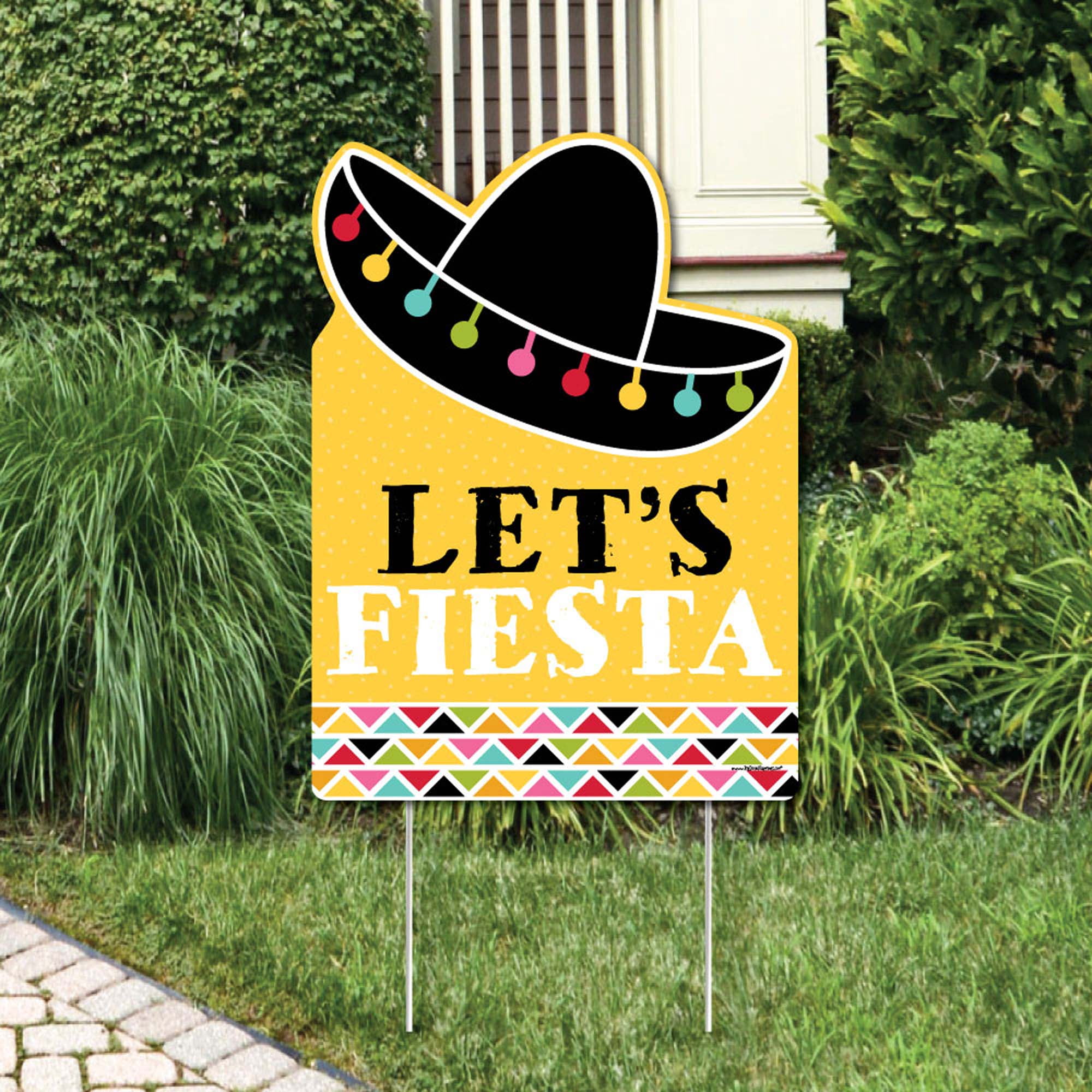 Big Dot of Happiness Let's Fiesta - Party Decorations - Fiesta Welcome ...