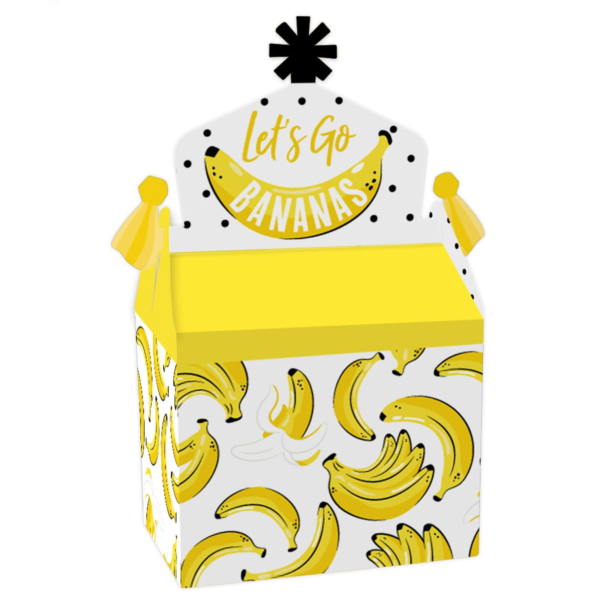 Big Dot of Happiness Let's Go Bananas - Treat Box Party Favors ...