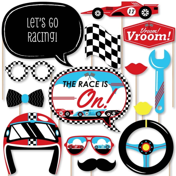 Big Dot of Happiness Let's Go Racing - Racecar - Baby Shower or Race ...