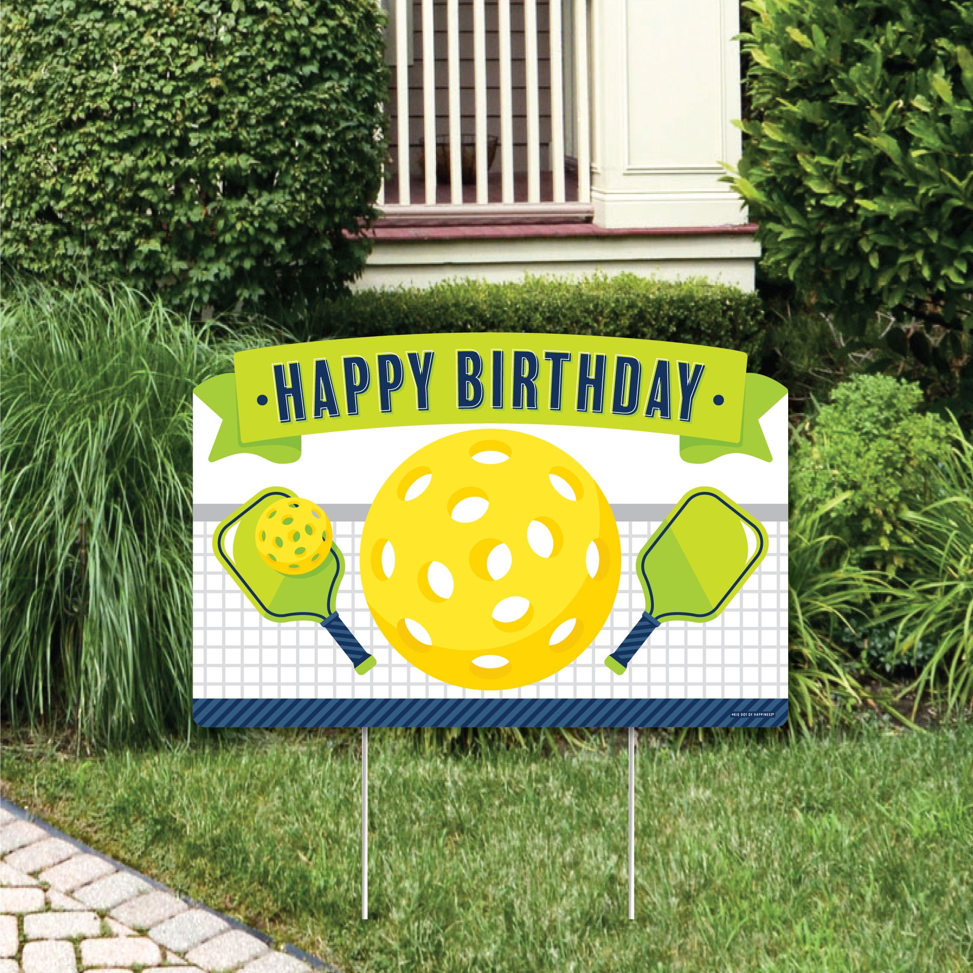 Big Dot of Happiness Let's Rally - Pickleball - Birthday Party Yard ...