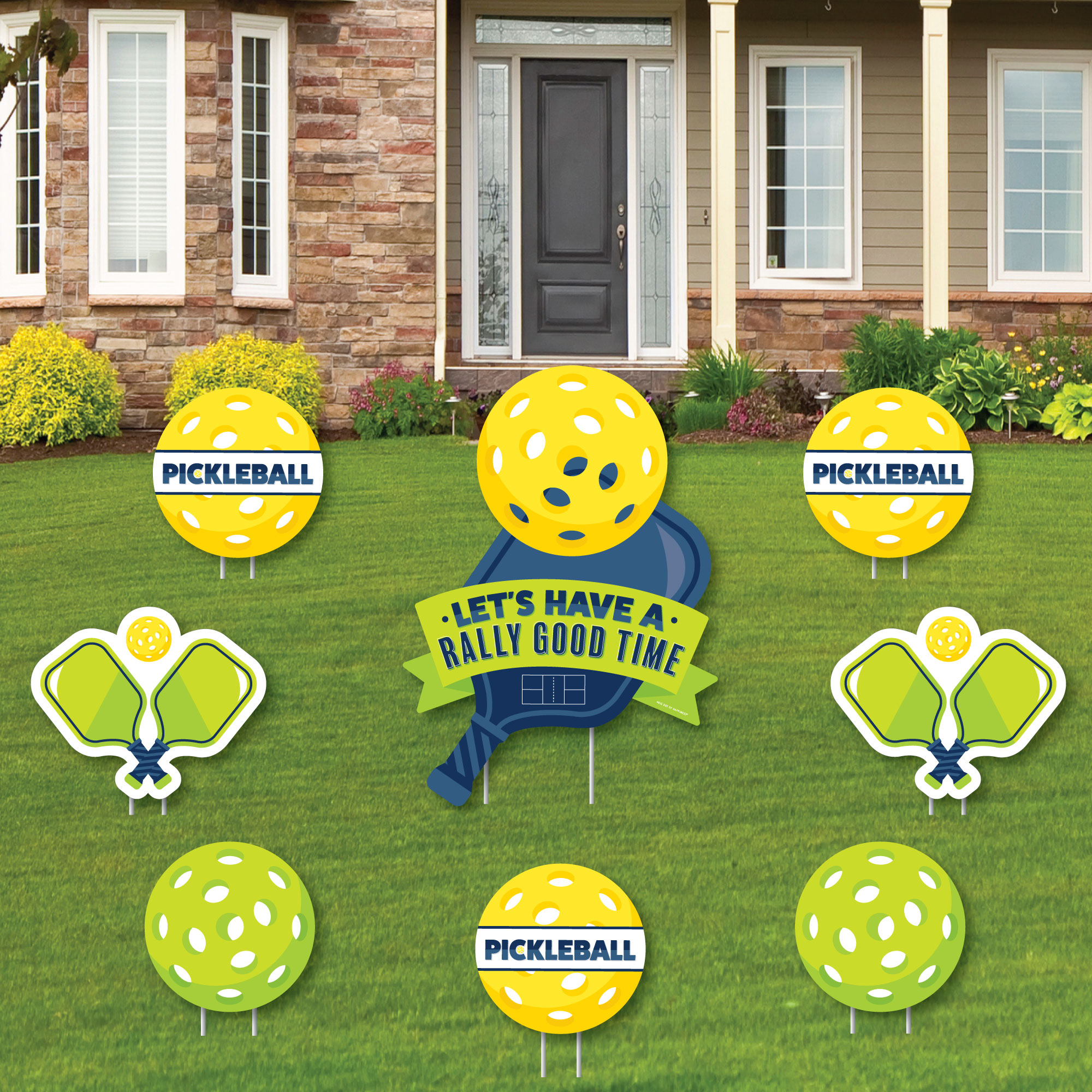 Big Dot of Happiness Let's Rally - Pickleball - Yard Sign and Outdoor ...