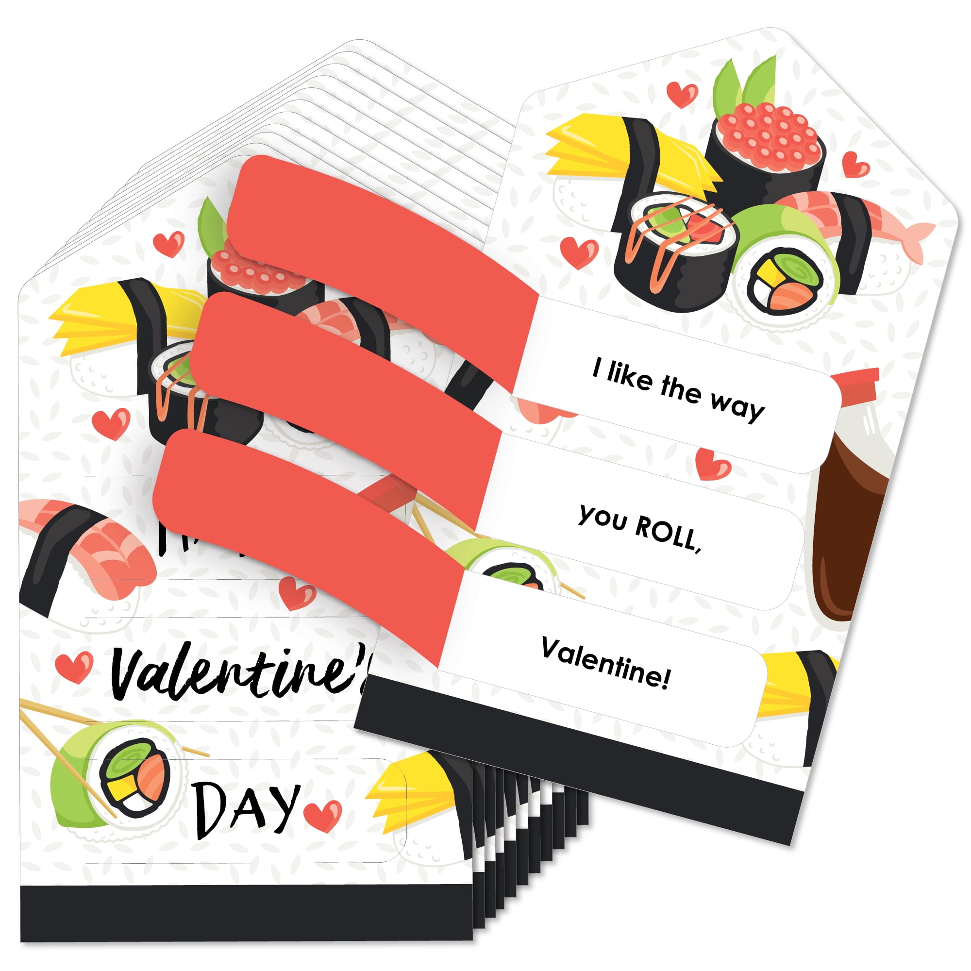 Big Dot of Happiness Let's Roll - Sushi - Cards for Kids - Happy ...