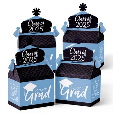 Big Dot of Happiness Light Blue Grad - Best is Yet to Come - Candy Bar ...