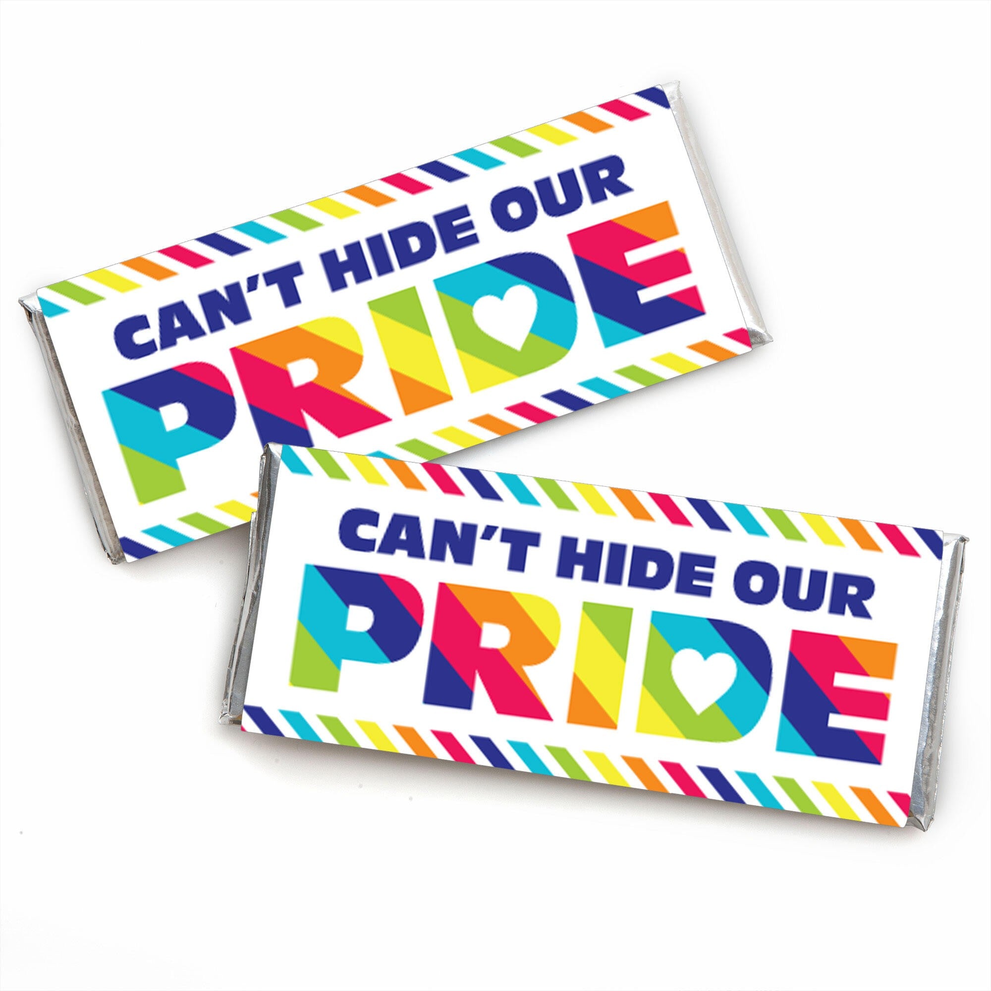 Big Dot of Happiness Love is Love - Pride - Candy Bar Wrapper Rainbow ...
