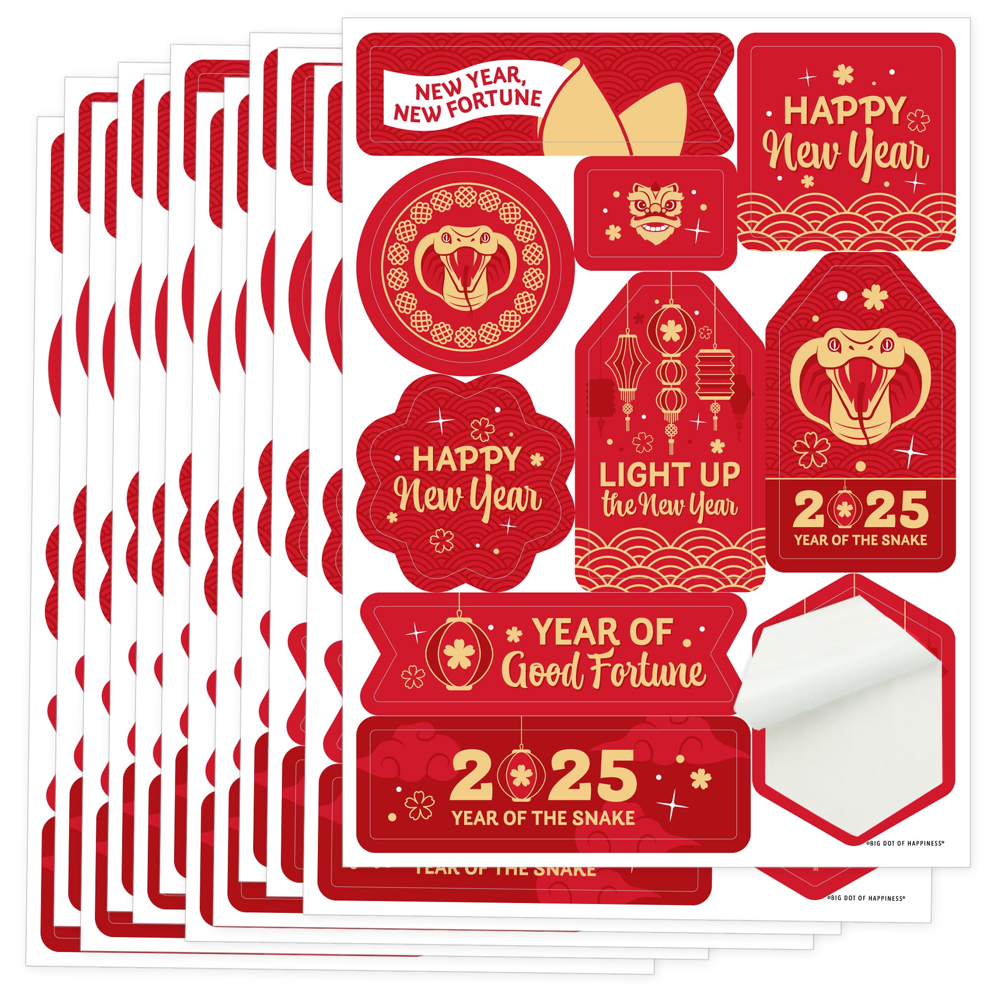 Big Dot of Happiness Lunar New Year - 2025 Year of the Snake Party ...