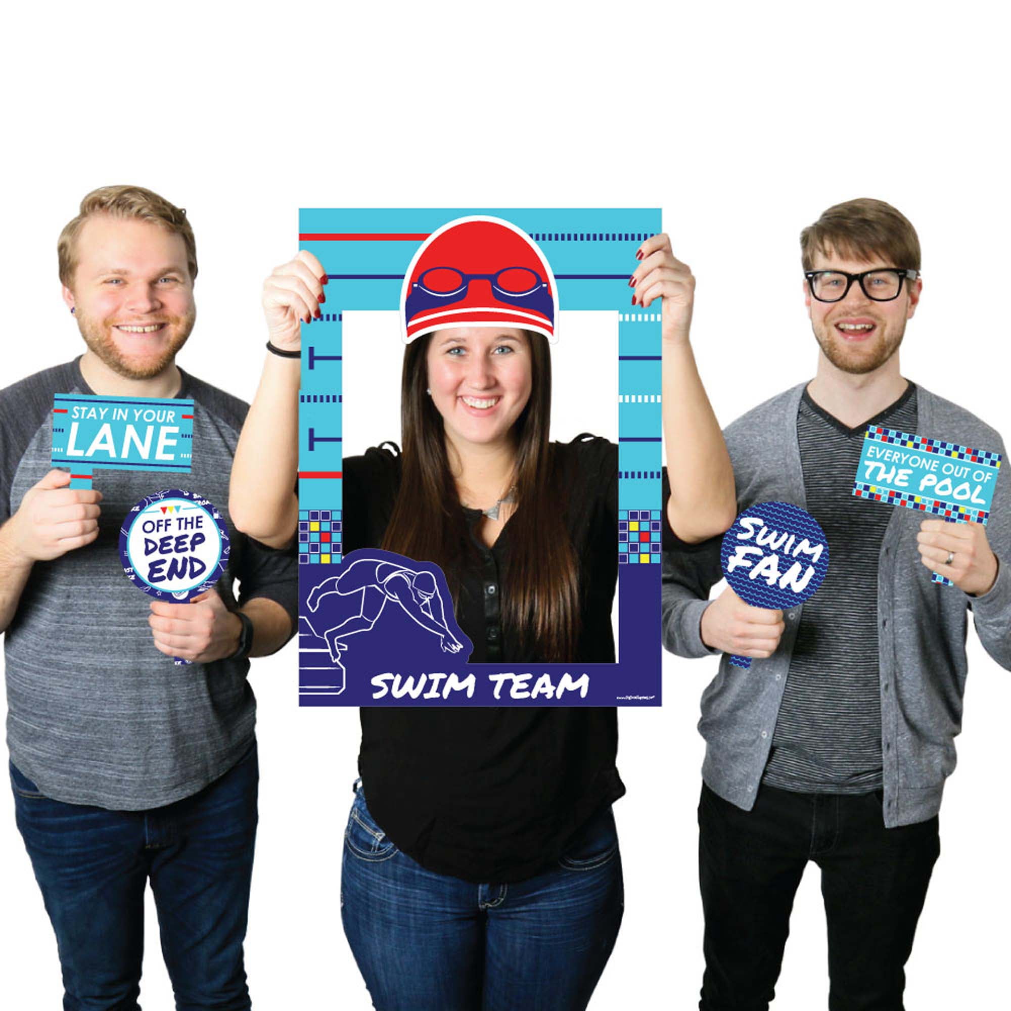 Big Dot of Happiness Making Waves - Swim Team - Swimming Party Birthday ...