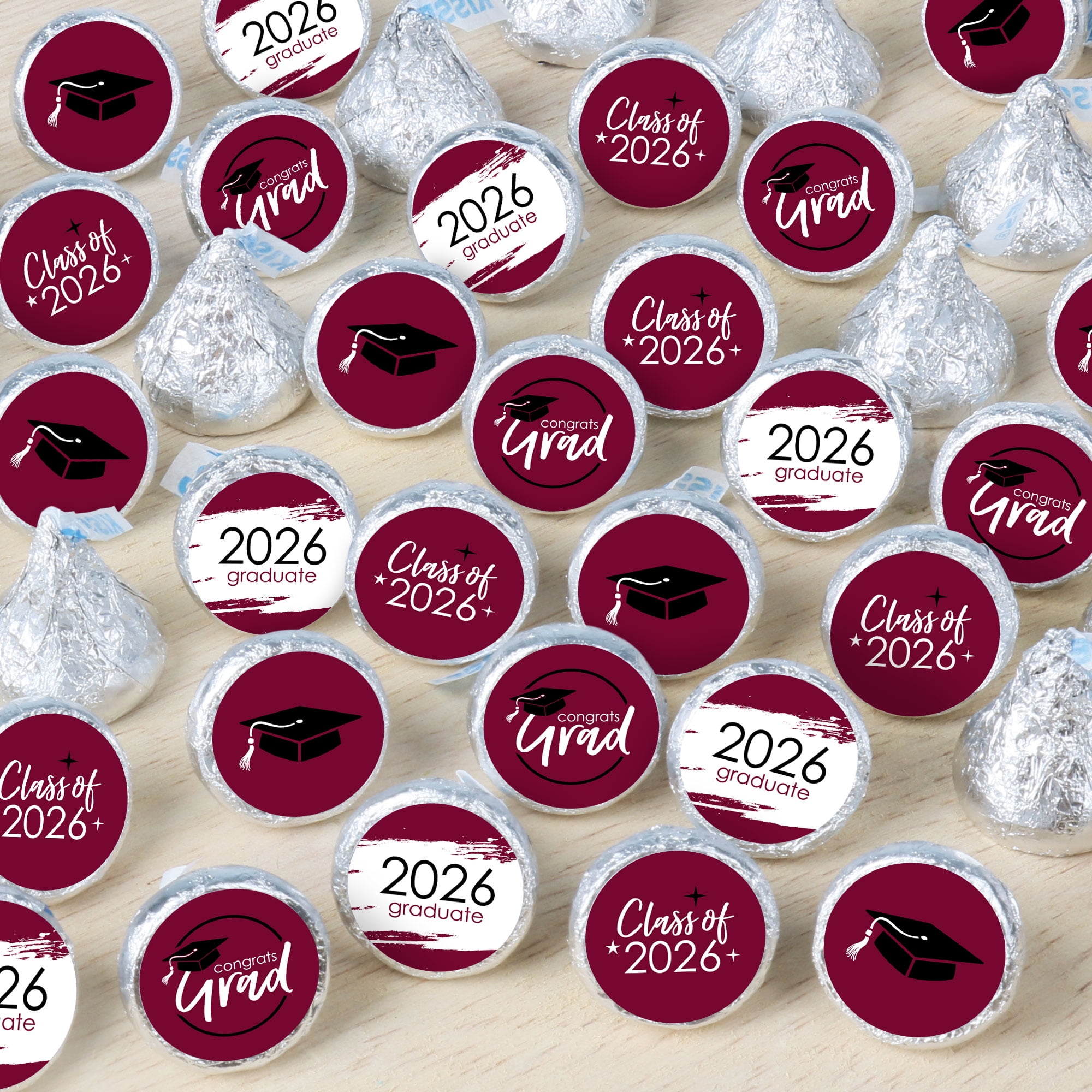 Big Dot of Happiness Maroon Grad - Best is Yet to Come - 2026 Burgundy ...