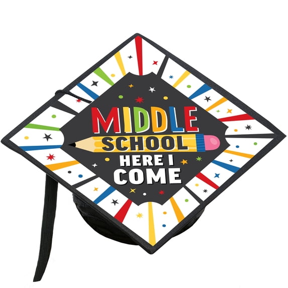 Big Dot of Happiness Middle School Here I Come - Elementary Graduation ...