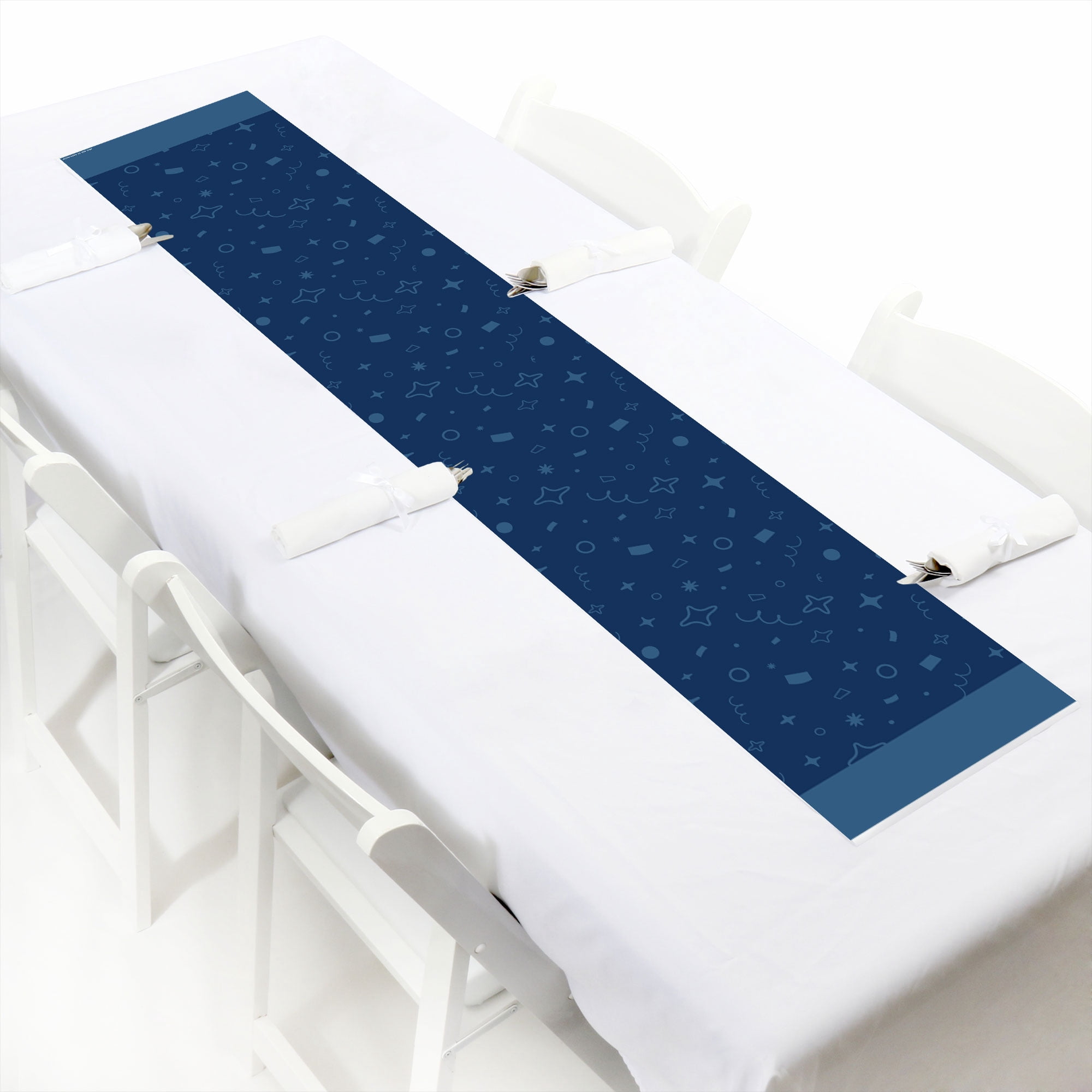 Big Dot of Happiness Navy Confetti Stars - Petite Simple Party Paper ...