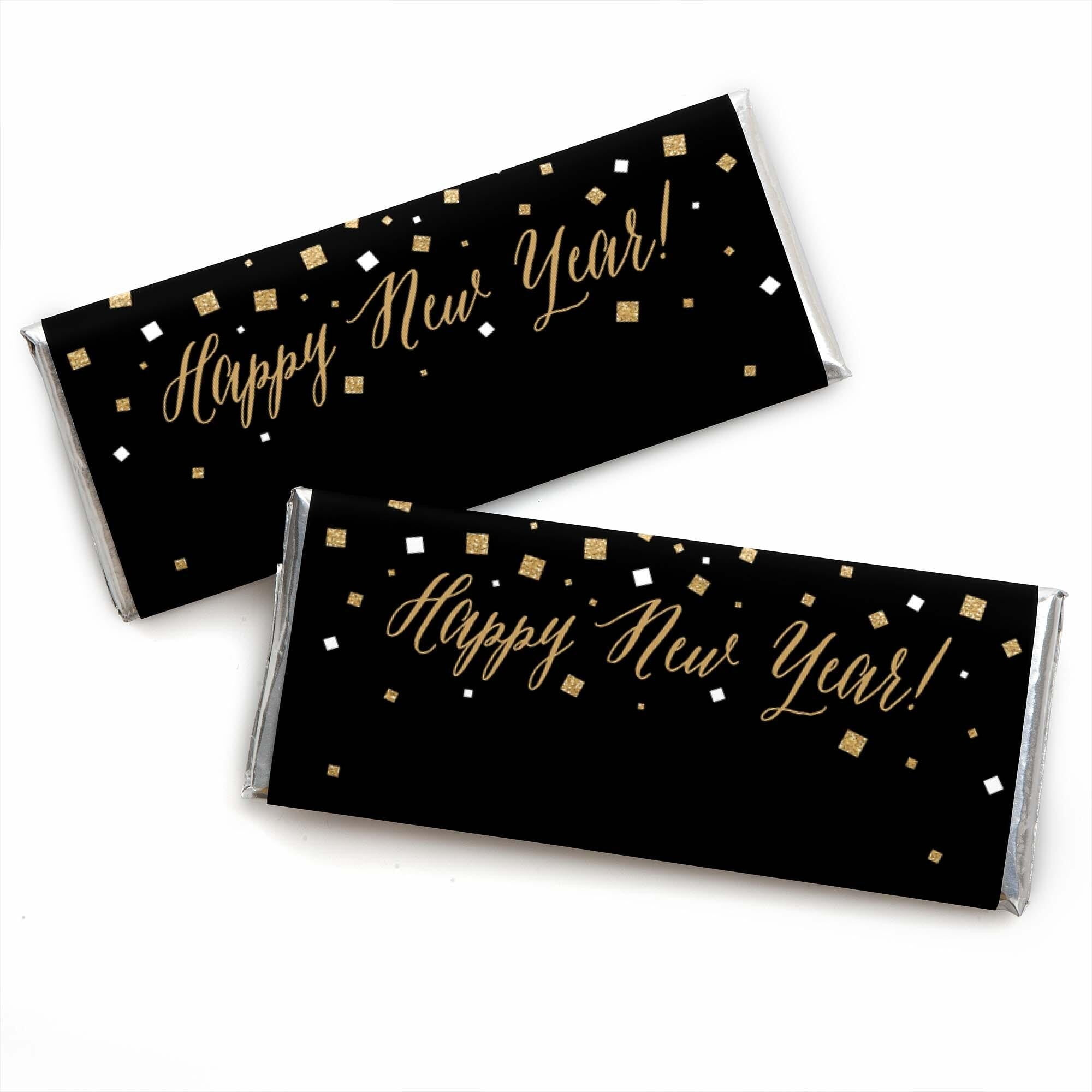 Big Dot of Happiness New Year's Eve - Gold - New Years Eve Party Candy ...