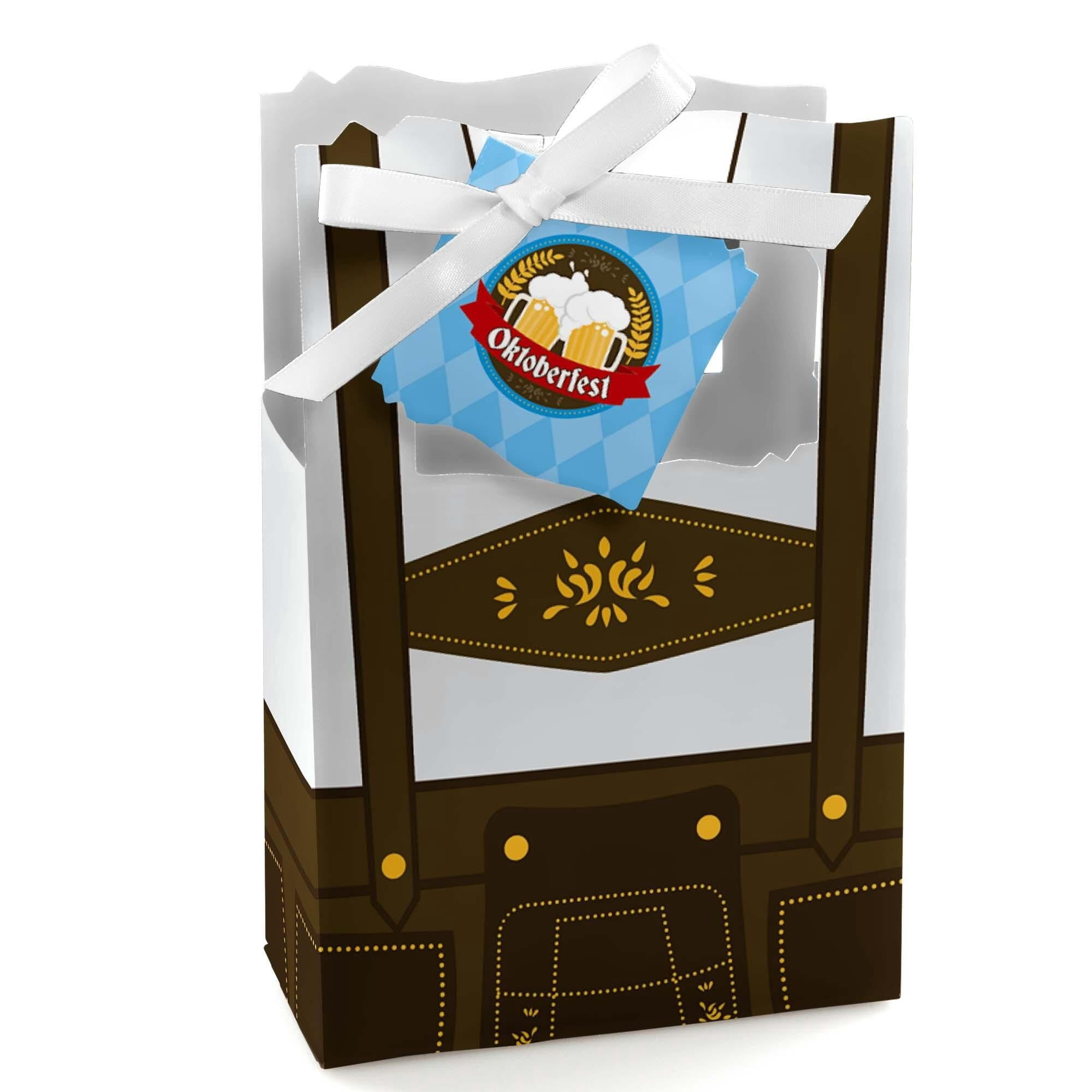 Big Dot of Happiness Oktoberfest - Beer Festival Favor Boxes - Set of ...