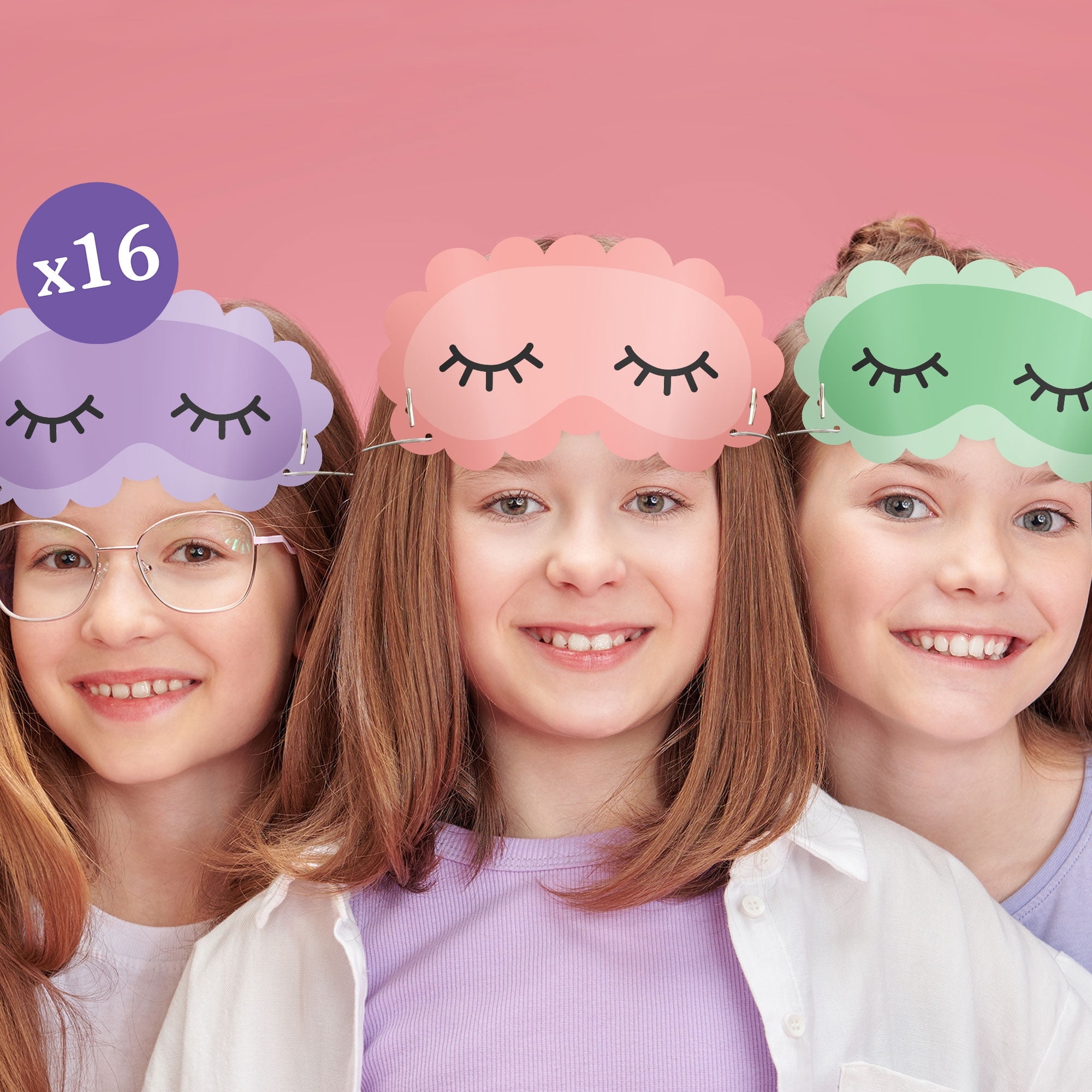 Big Dot of Happiness Paper Sleep Eye Masks, Pajama Slumber Party ...