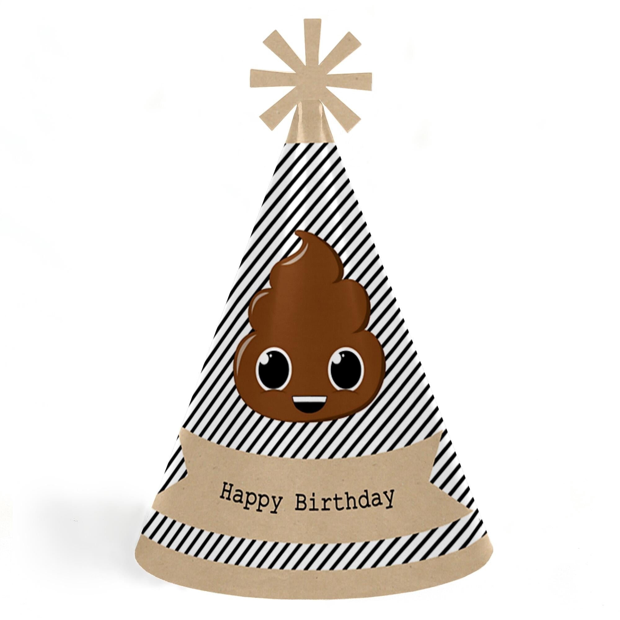 Big Dot of Happiness Party 'Til You're Pooped - Cone Poop Emoji Happy ...
