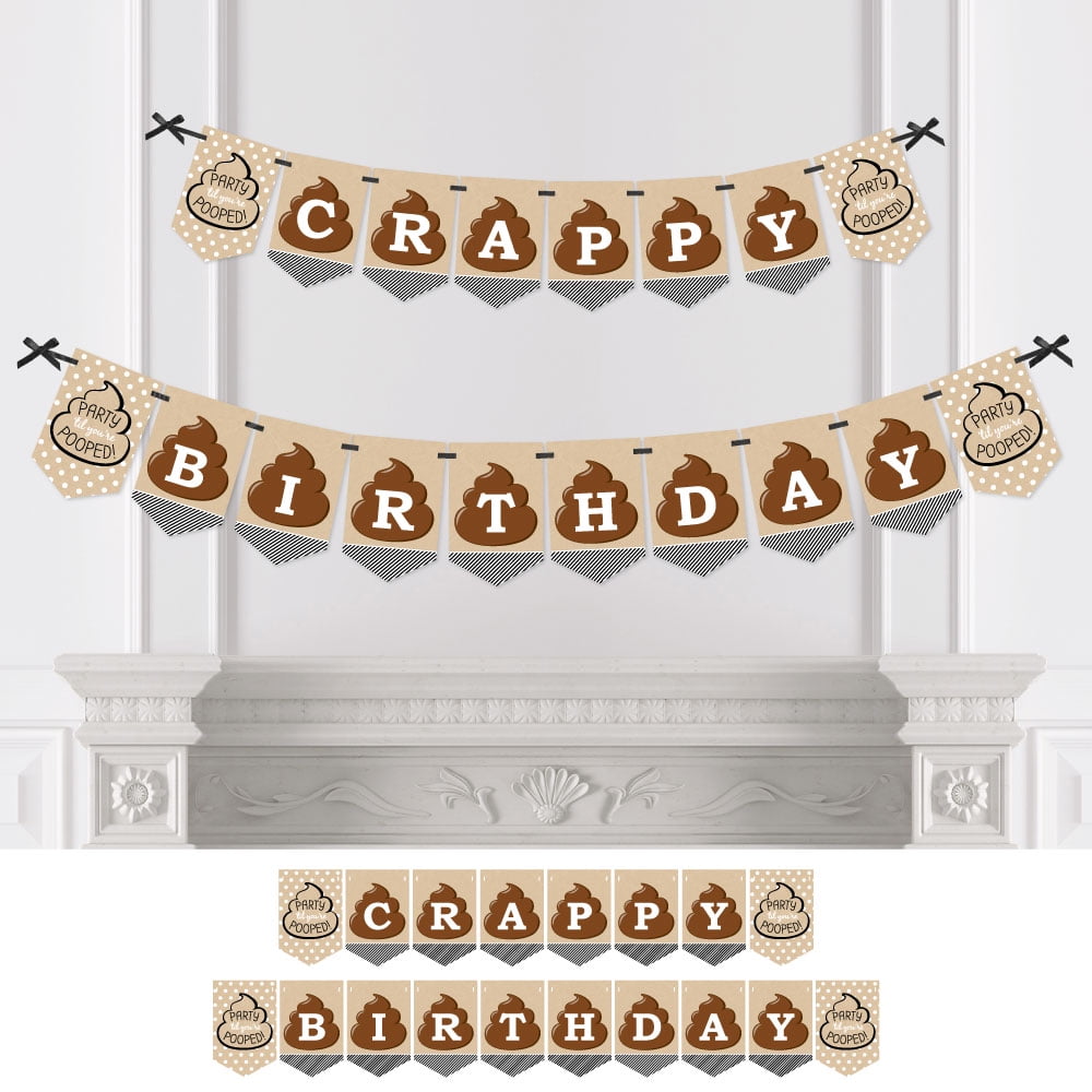 Big Dot of Happiness Party 'Til You're Pooped - Poop Emoji Birthday ...