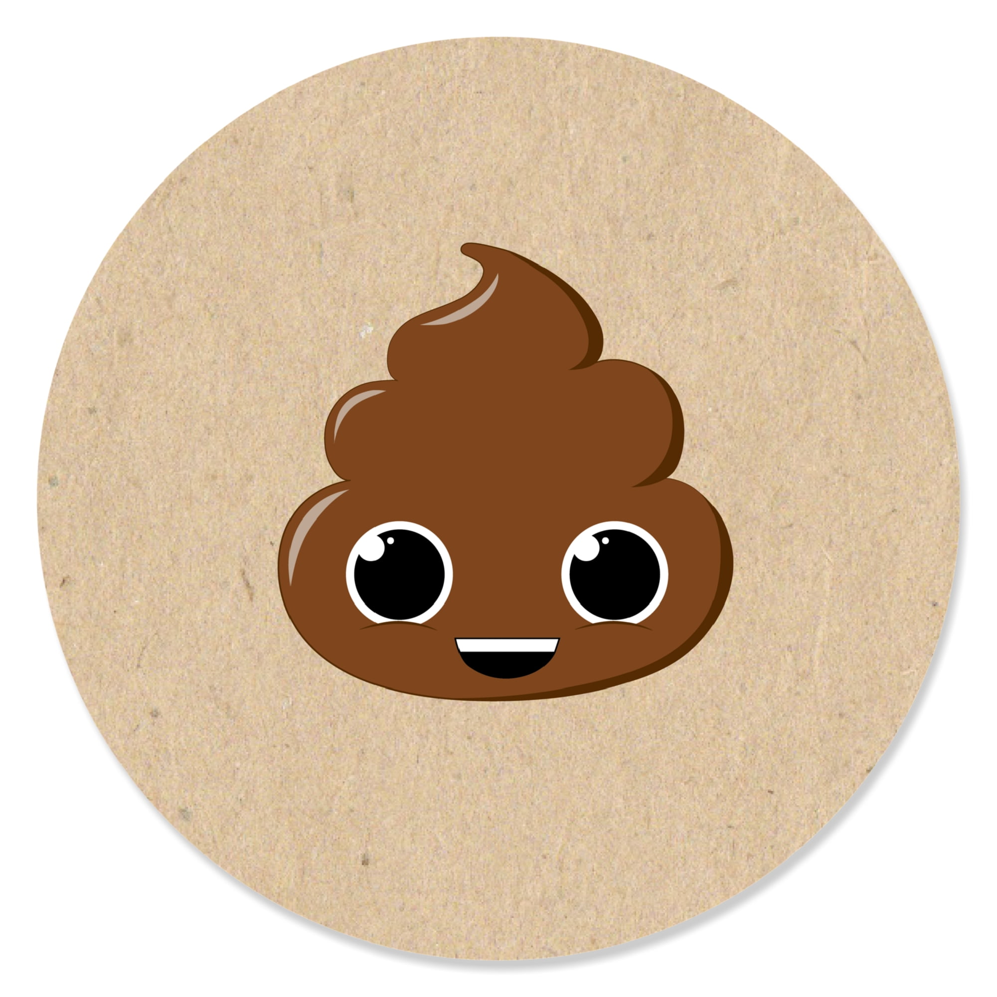Big Dot of Happiness Party 'Til You're Pooped - Poop Emoji Party Circle ...