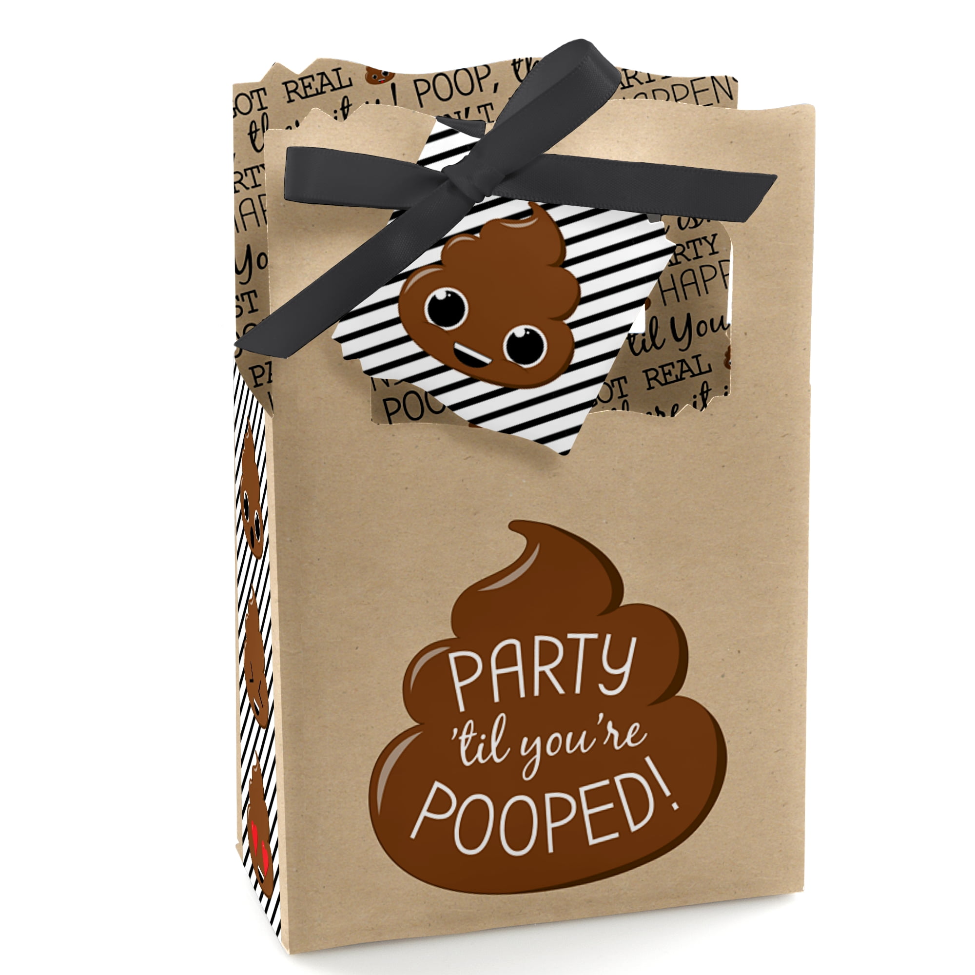 Big Dot of Happiness Party 'Til You're Pooped - Poop Emoji Party Favor ...